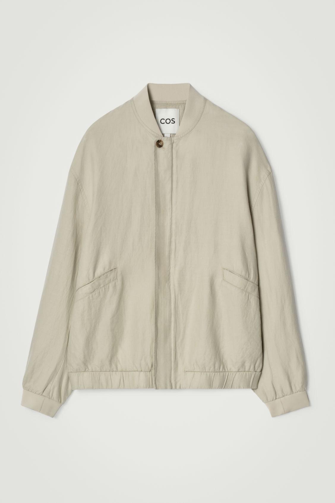 COS Linen Bomber Jacket | endource