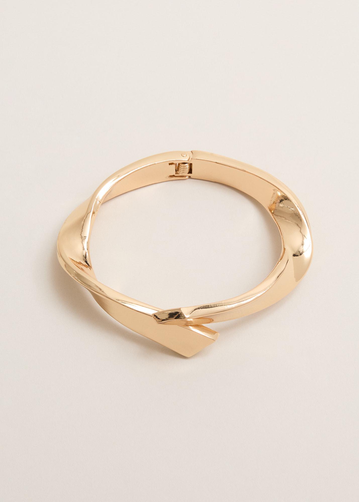 PHASE EIGHT Twisted Bangle in Gold | endource