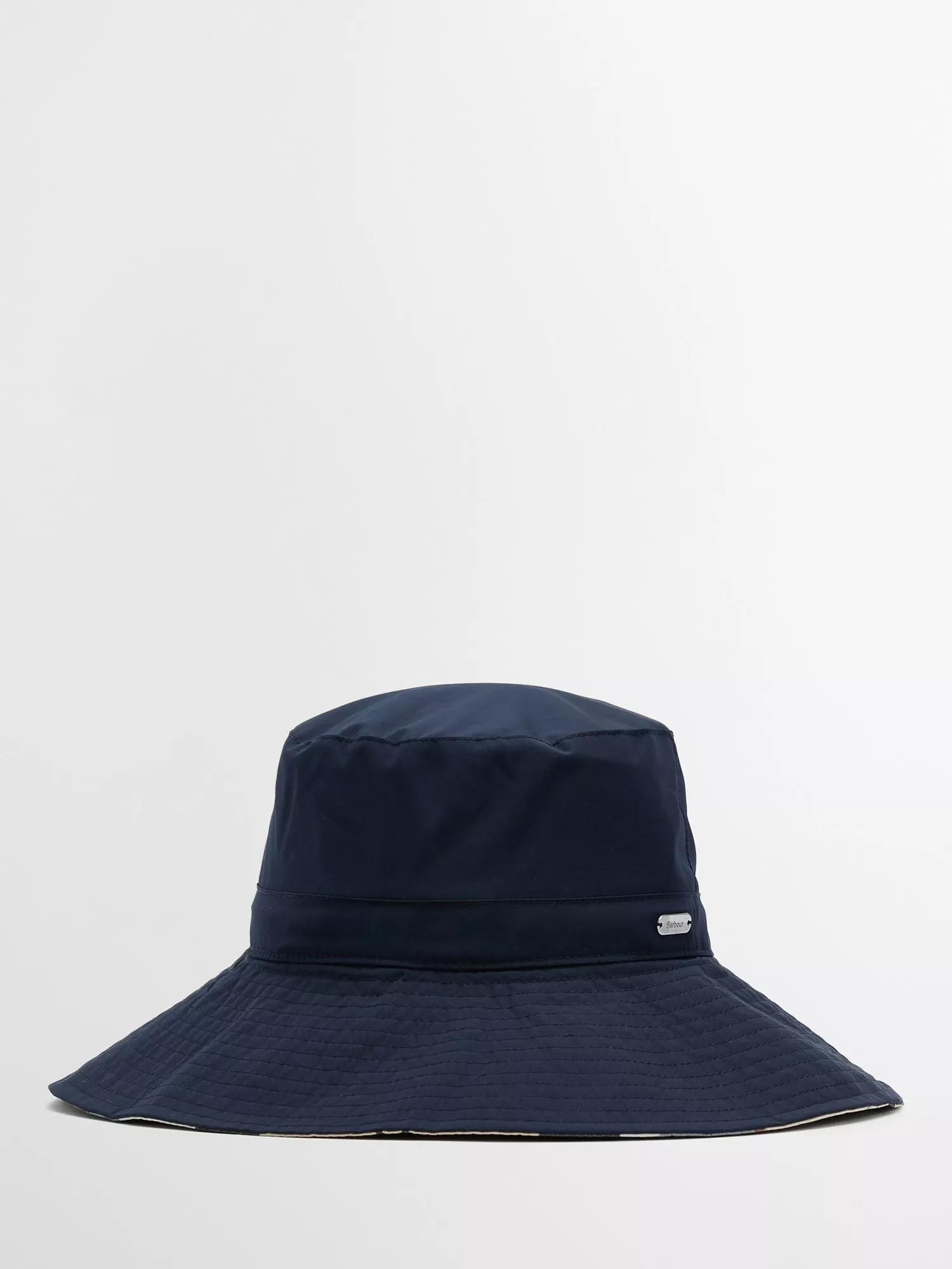 BARBOUR Darla Showerproof Bucket Hat in Navy/Safari | endource