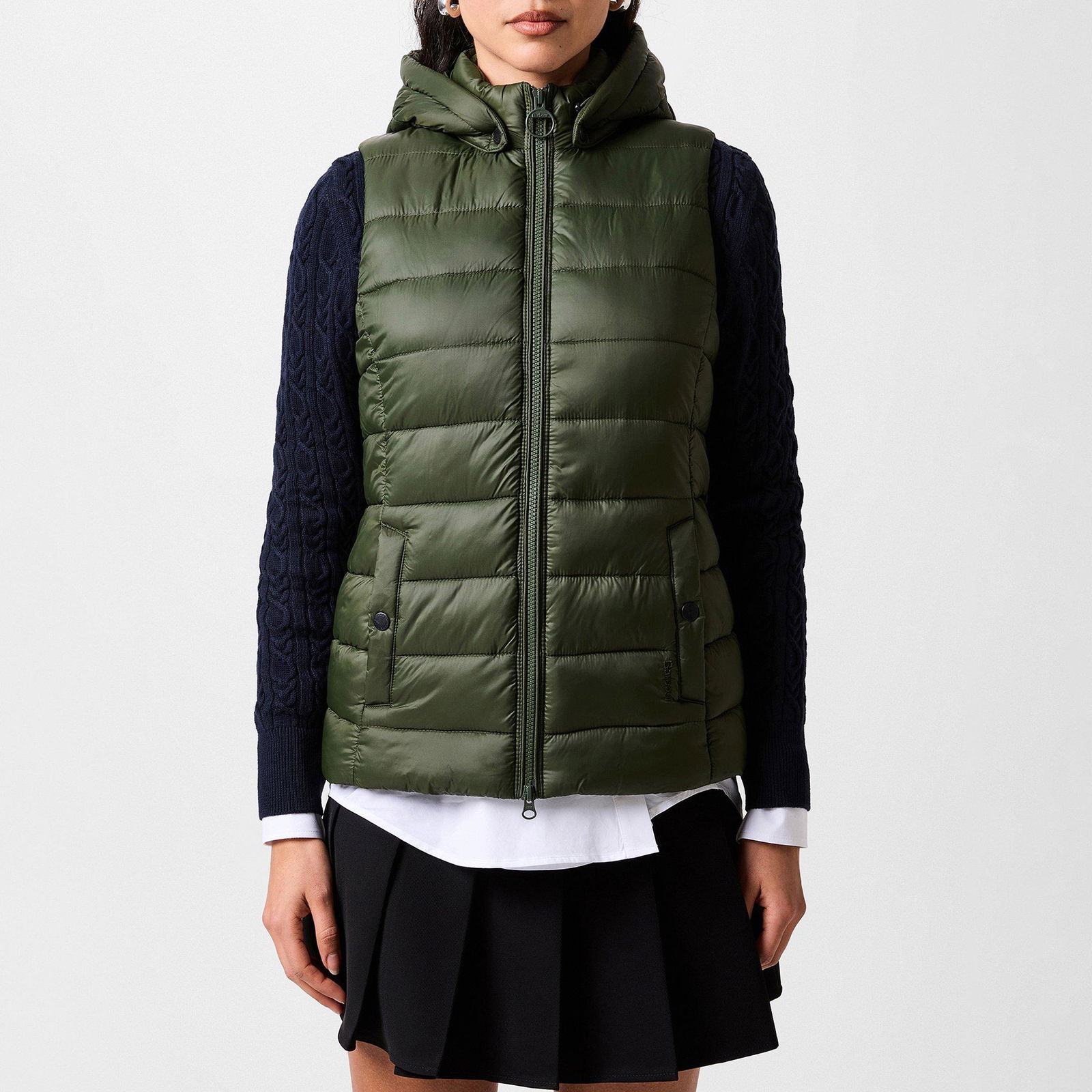 BARBOUR Shaw Quilted Hooded Gilet | endource