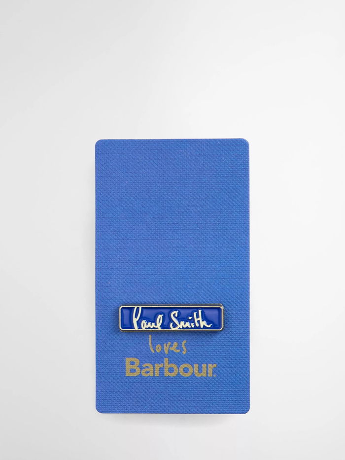 BARBOUR X Paul Smith Pin Badge, Paul Smith Signature | endource