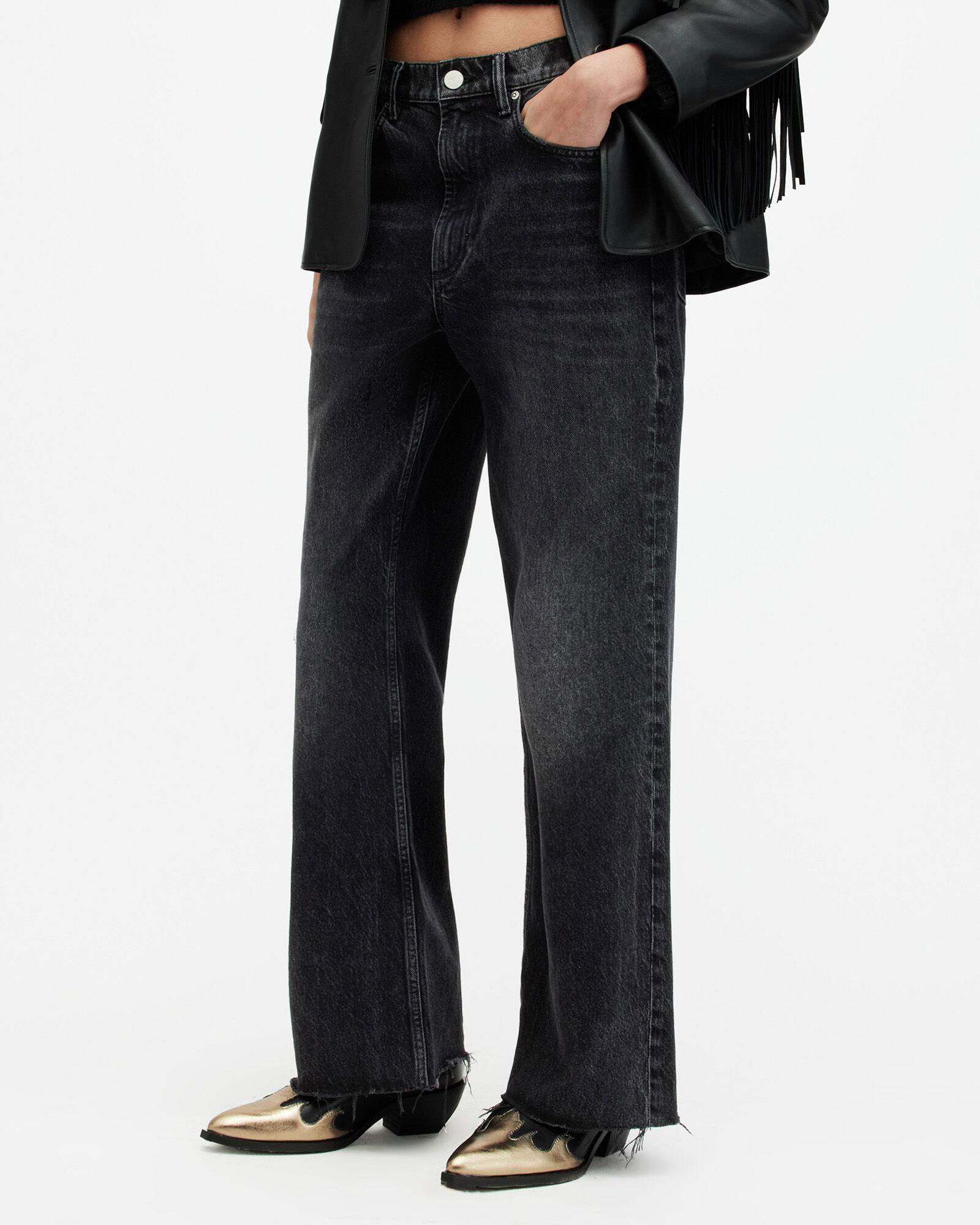 ALLSAINTS Blake Low Slung Wide Leg Denim Jeans | endource