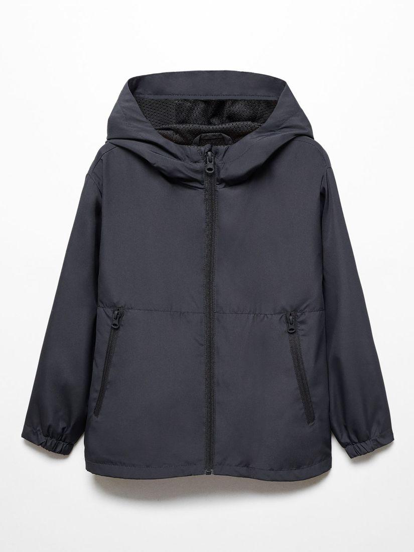 MANGO Parka Jacket in Black | endource