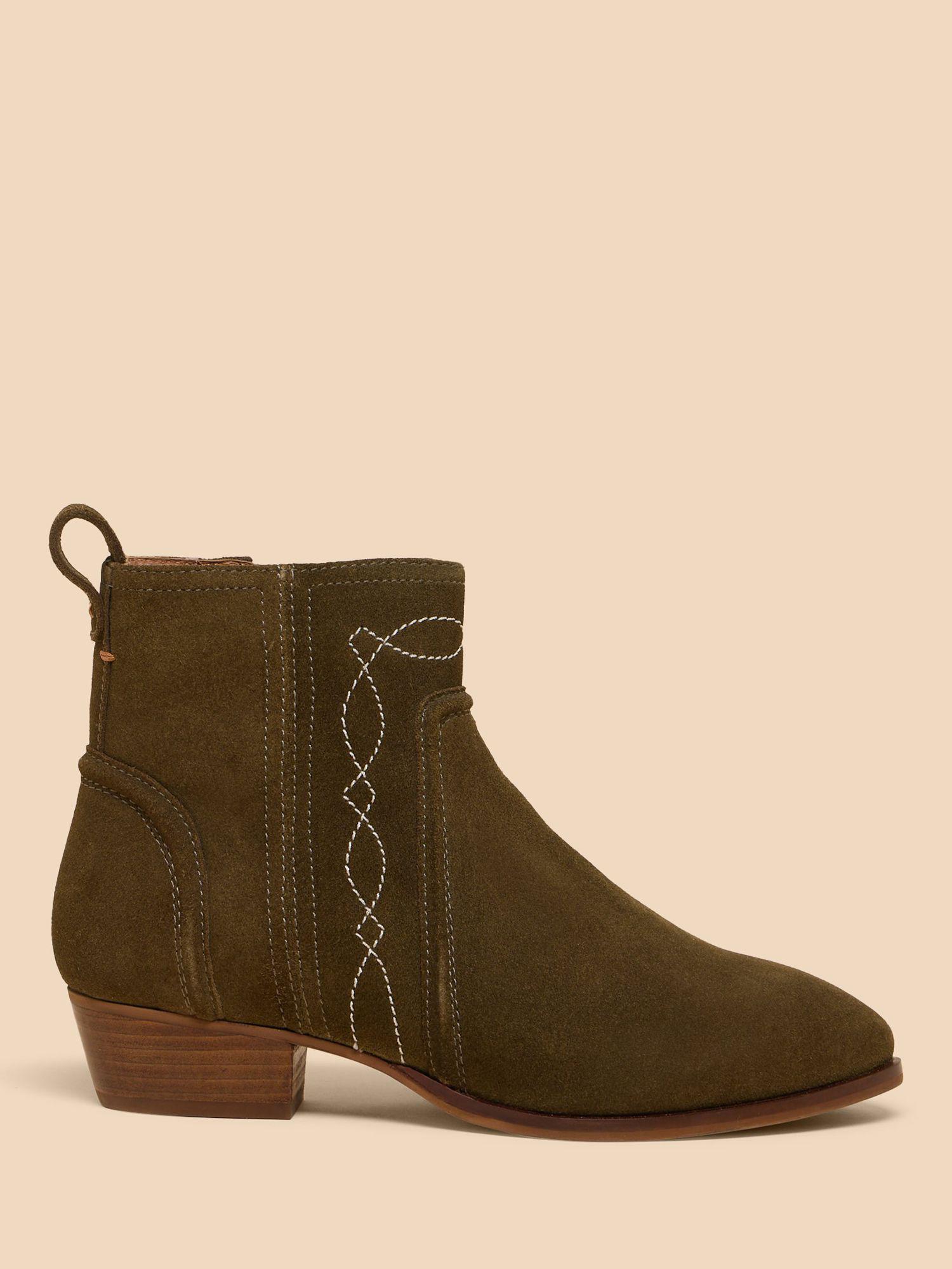 WHITE STUFF Cedar Suede Embroidered Boot | endource