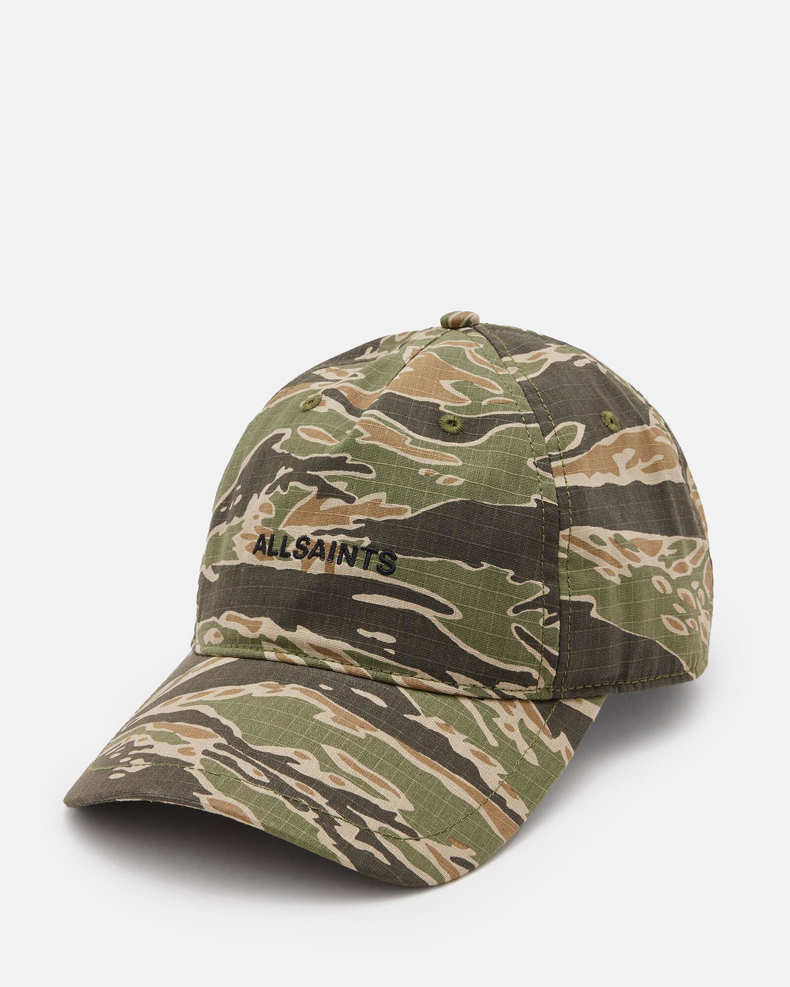 ALLSAINTS Camo Ripstop Baseball Cap in CAMO/GUNMETAL | Endource