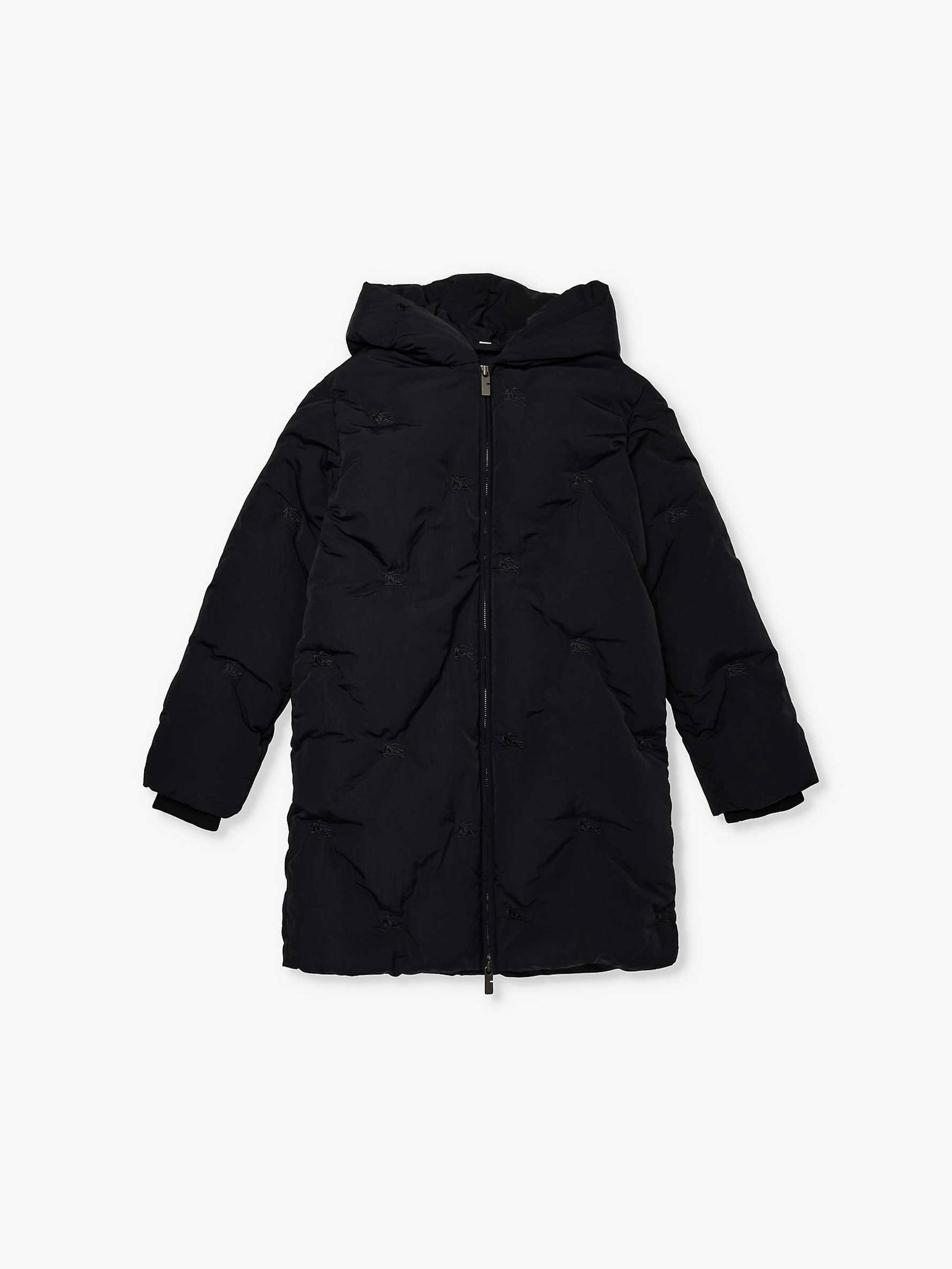 BURBERRY George Shell-Down Coat in BLACK | endource