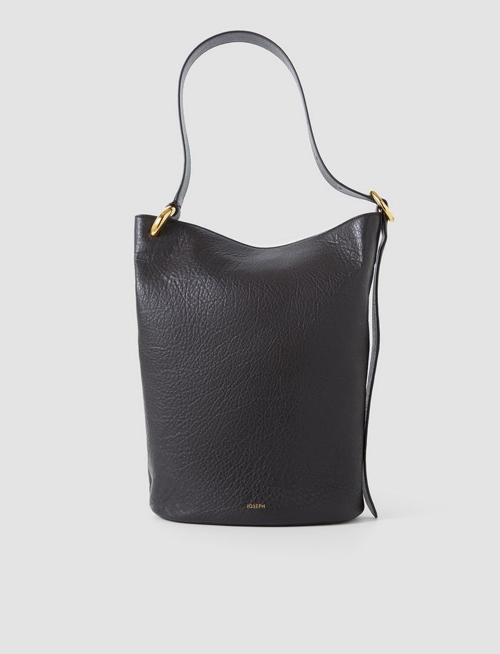 JOSEPH Bucket Pebble Leather Bag | endource