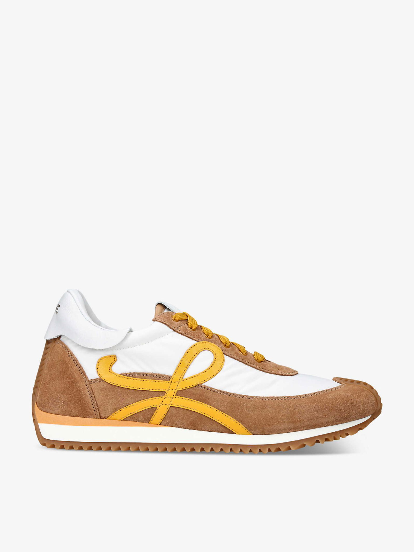 LOEWE Flow Runner Monogram Leather And Shell Trainers | endource