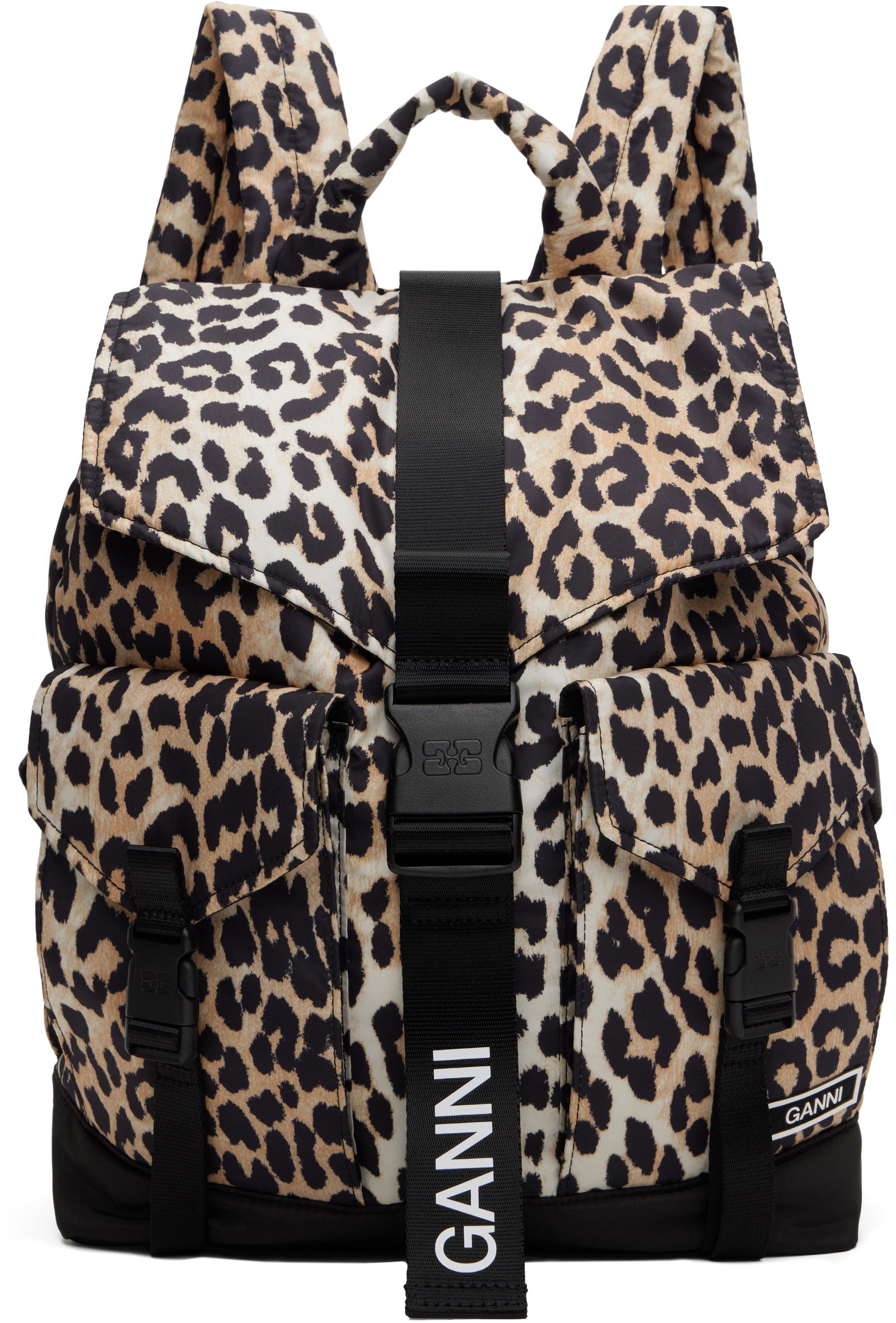GANNI Leopard Tech Backpack | endource