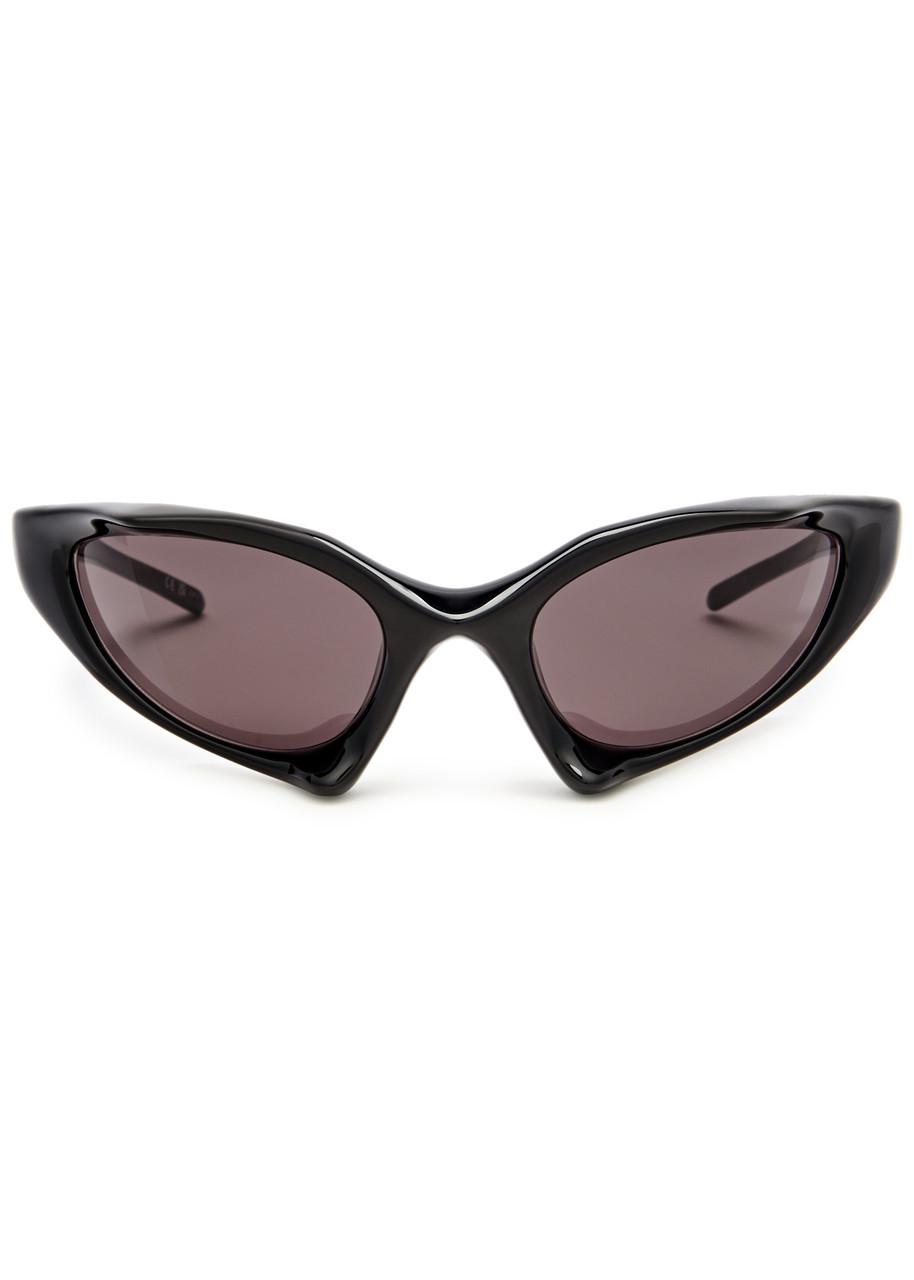 BALENCIAGA Mask Wrap-Around Sunglasses | endource
