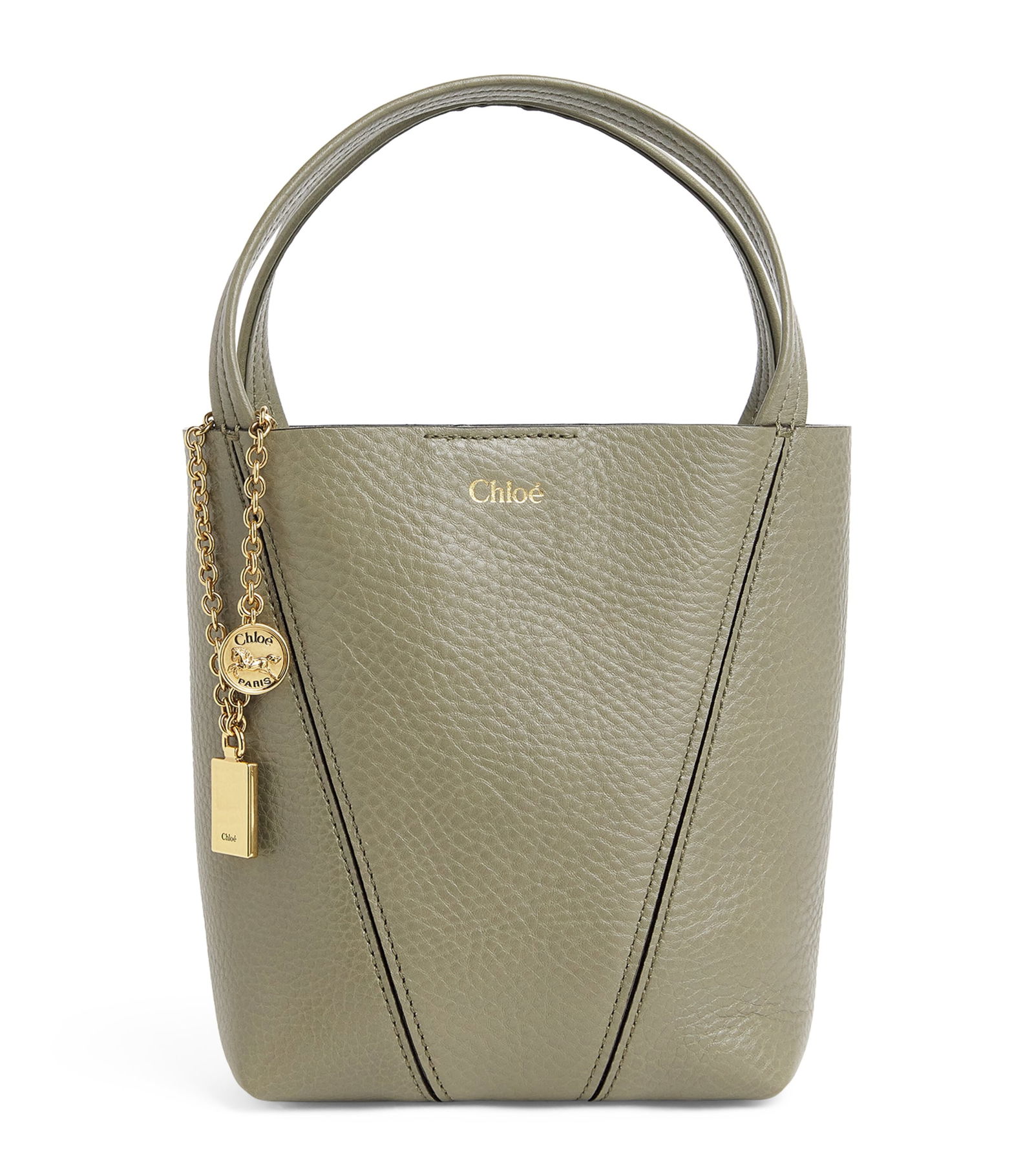CHLOÉ Chloé Small Leather Spin Tote Bag | endource