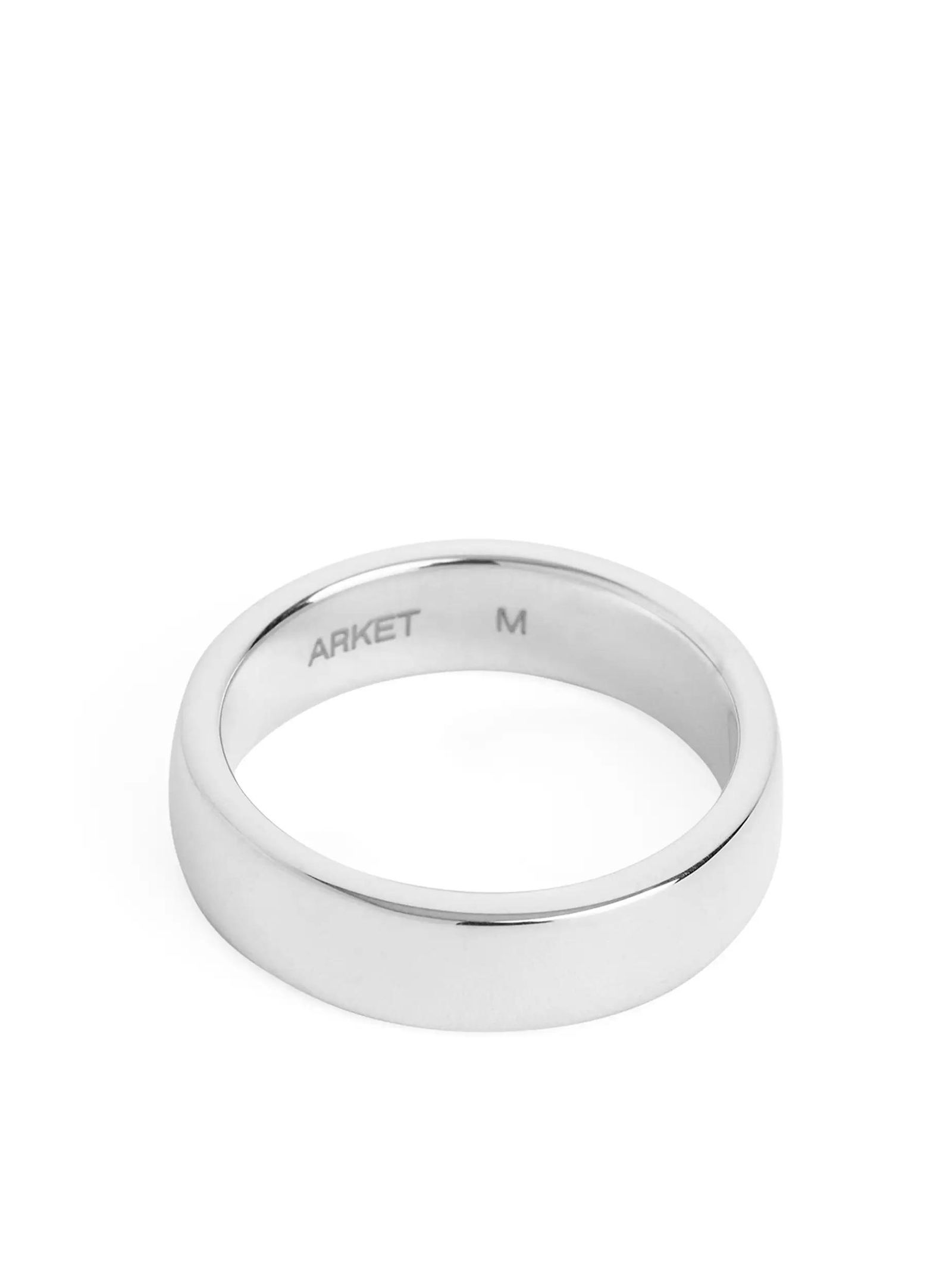 ARKET Cylinder Sterling Silver Ring in Silver | endource