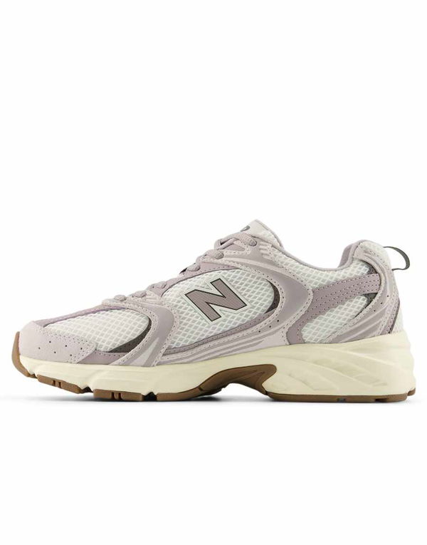 NEW BALANCE 530 Patent Trainers In Grey | endource