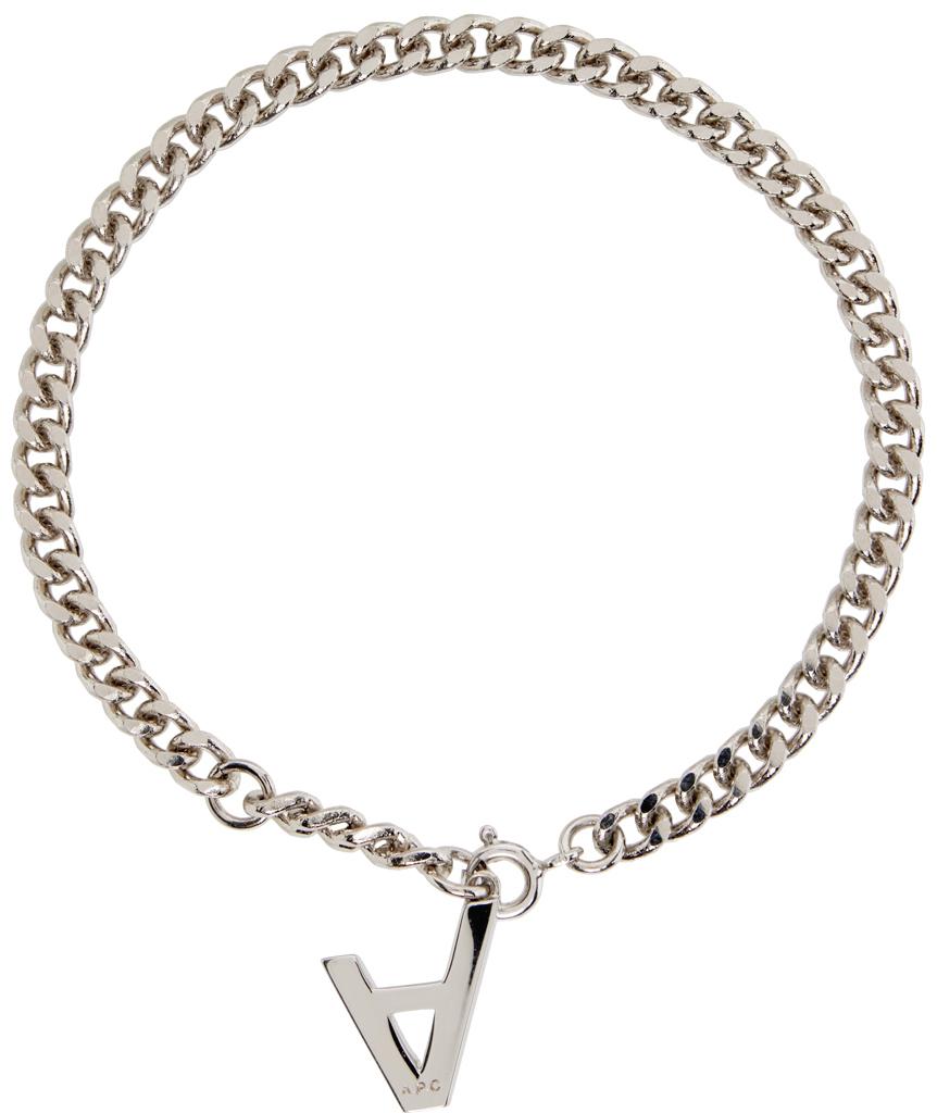 A.P.C. Silver Logo A Bracelet | Endource