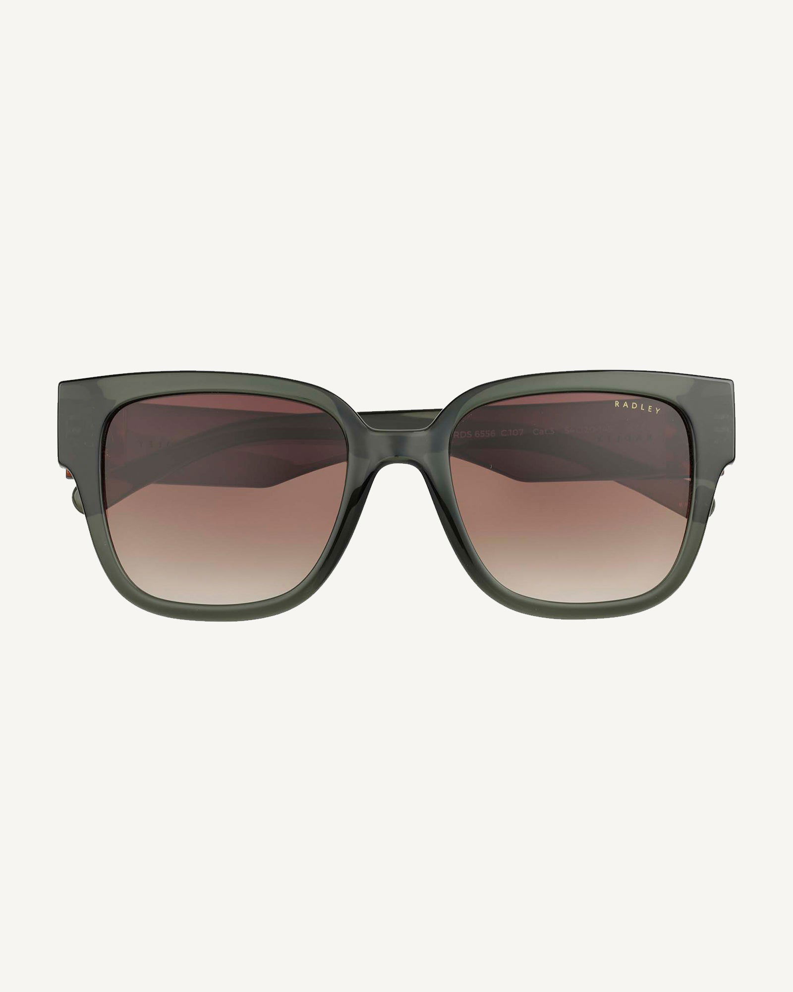 RADLEY Portland Way Square Eye Sunglasses Crystal Green | endource