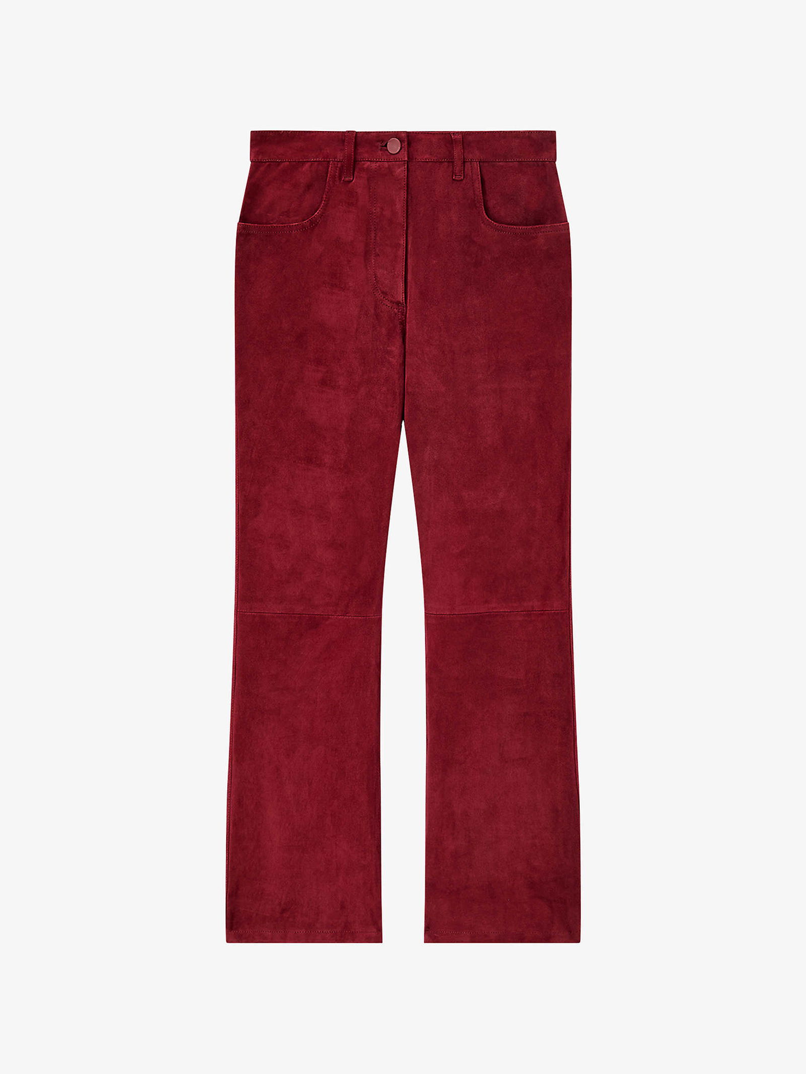 JOSEPH Duke Cropped Suede Trousers | endource