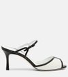 Manolo Blahnik Versari 70 Leather Mules | endource
