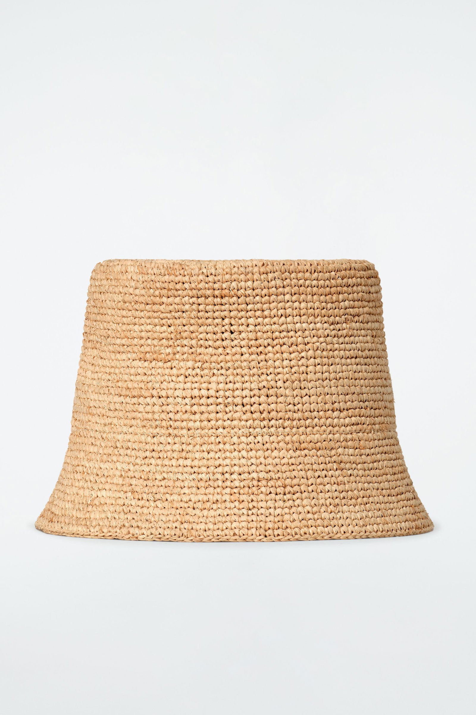 COS Straw Bucket Hat in BEIGE | endource