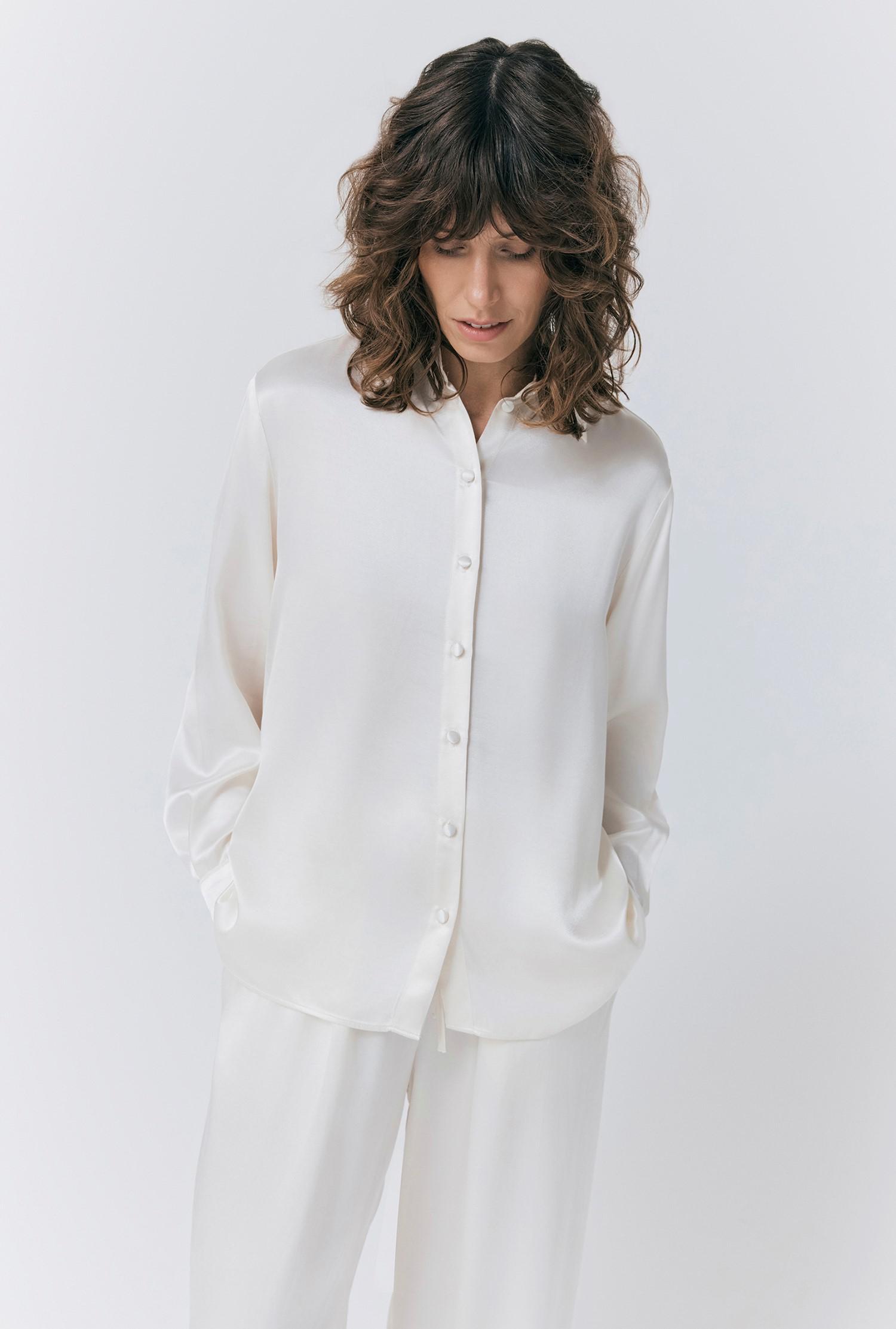 GHOST Ellie Satin Shirt | endource
