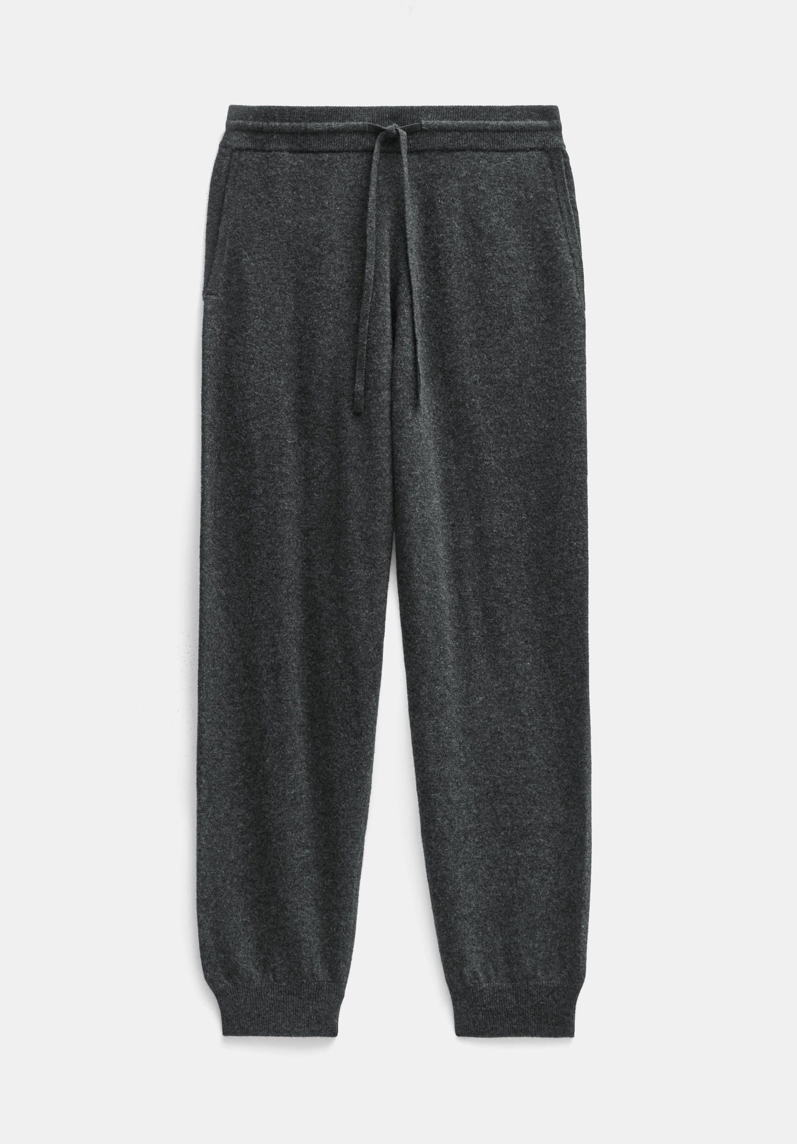 HUSH Daisy Merino Wool Jogger in Charcoal Grey Marl | endource