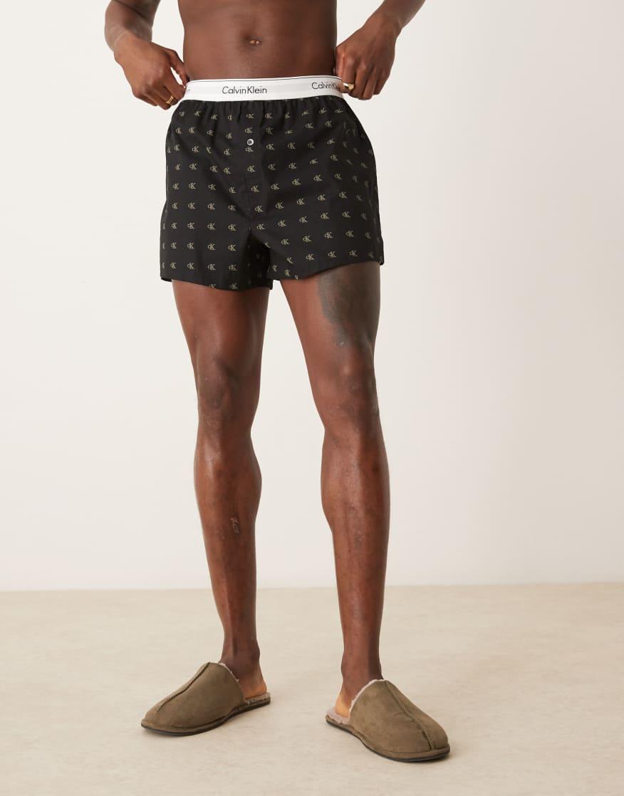 CALVIN KLEIN Modern 2 Pack Slim Boxer Shorts | endource