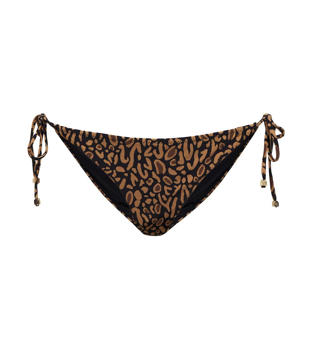 NANUSHKA Julie Leopard-Print Bikini Bottoms | endource
