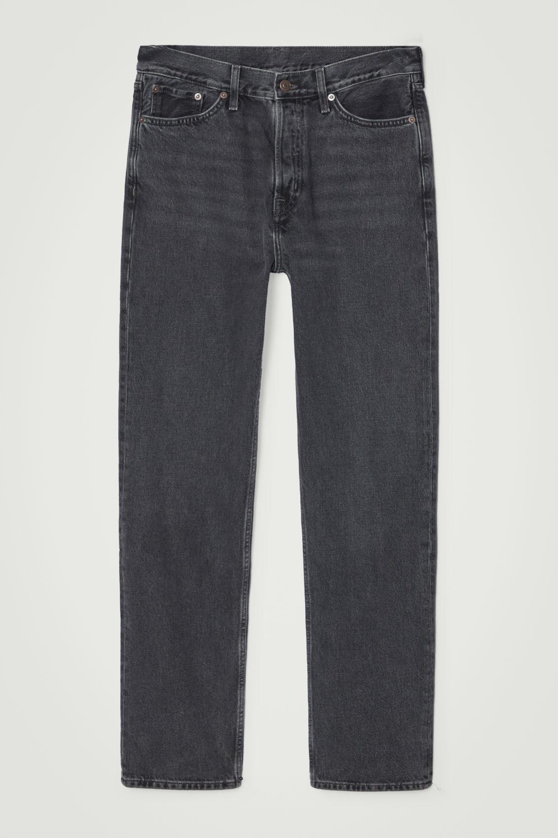 COS Signature Straight Jeans in WASHED BLACK | endource