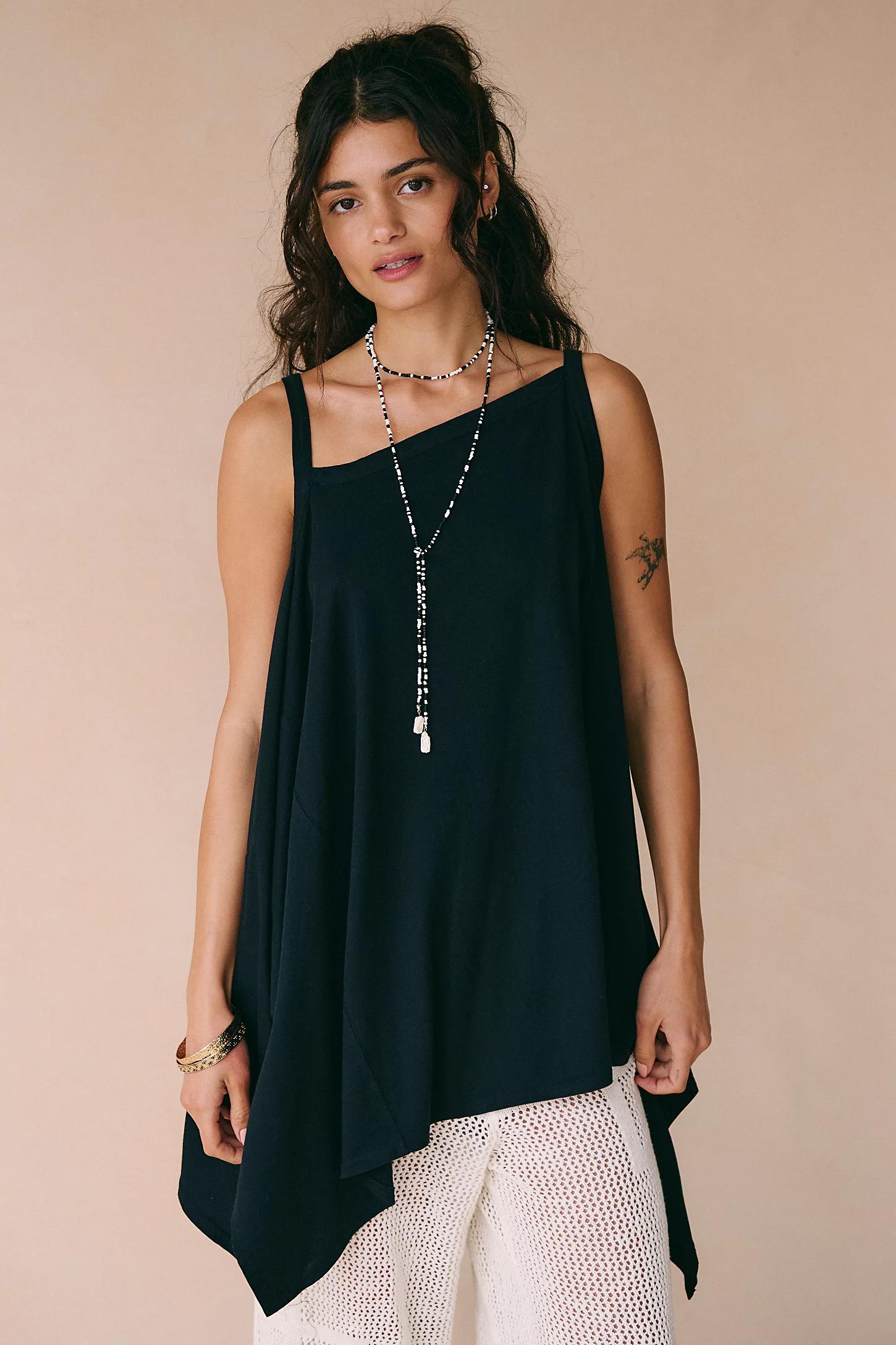FREE PEOPLE Alexandra Tunic in Black | endource