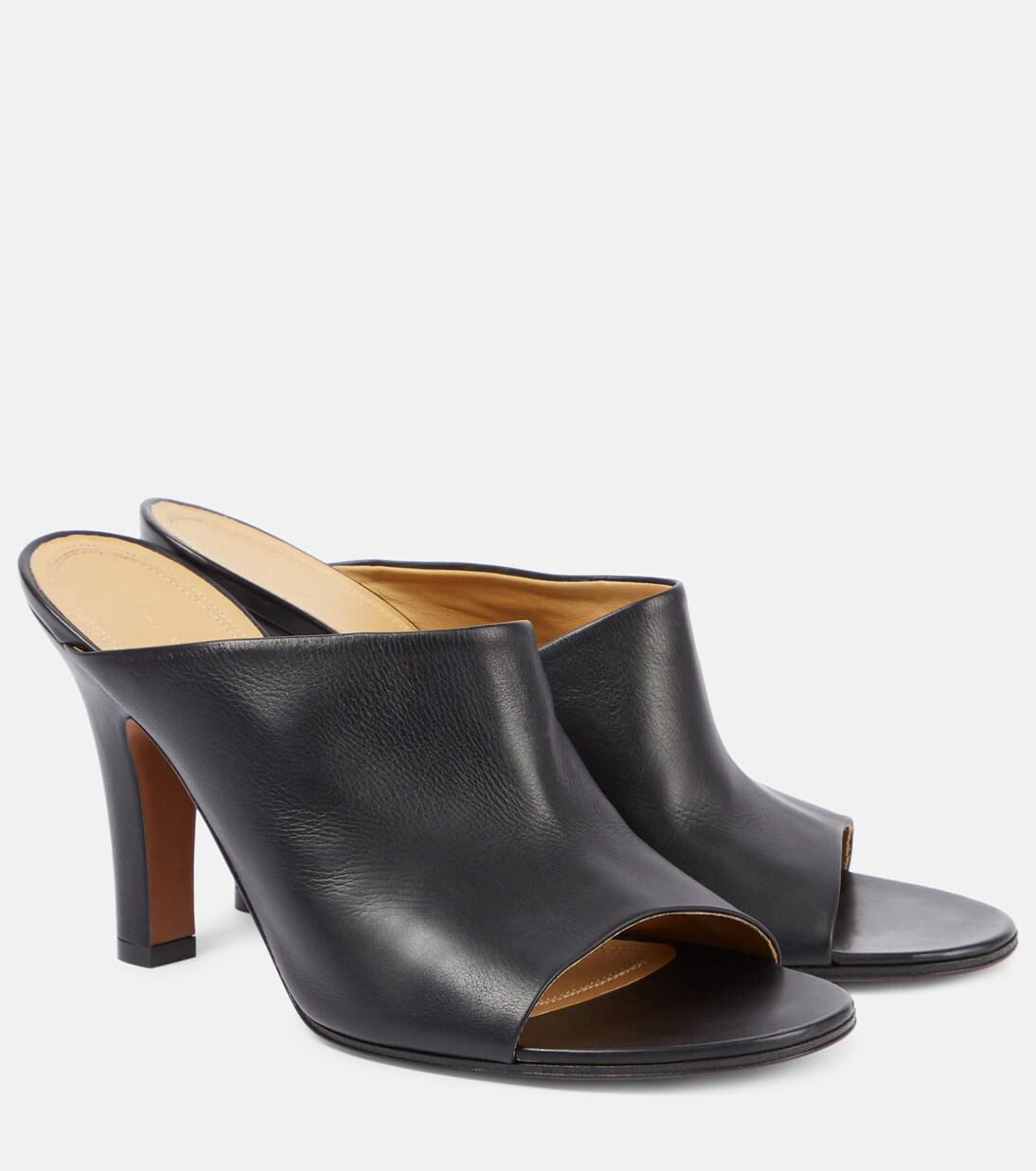THE ROW Signum 90 Leather Mules | endource
