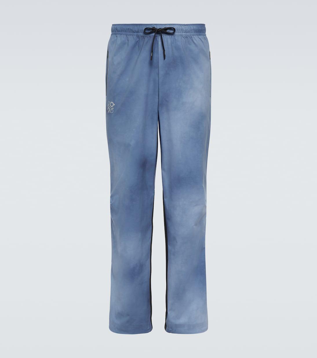 LOEWE Loewe x On - Printed Technical Sweatpants in Blue | endource