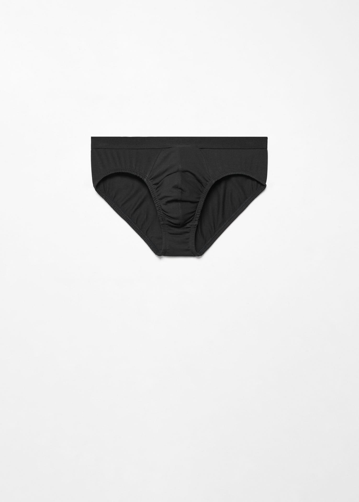 MANGO Basic Briefs in Black | endource