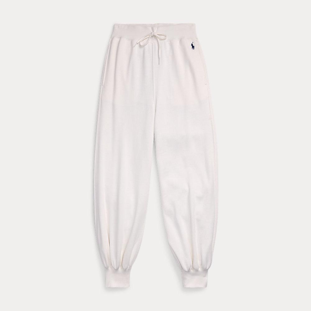 POLO RALPH LAUREN Fleece Balloon Pant in White | endource