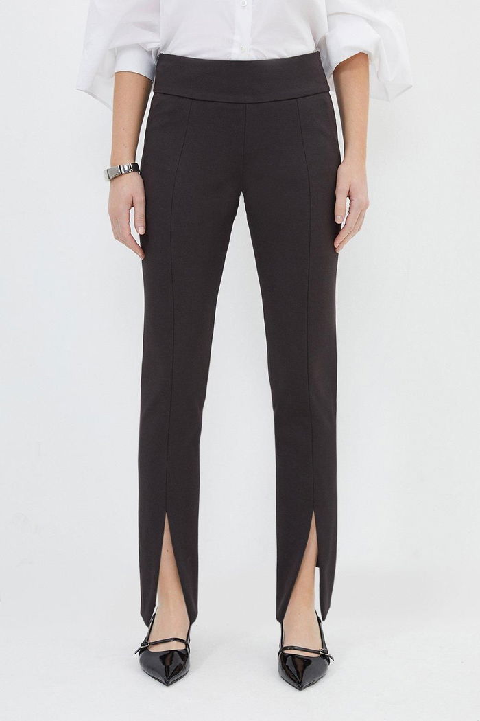 KAREN MILLEN Petite Tailored Split Hem Leggings | endource