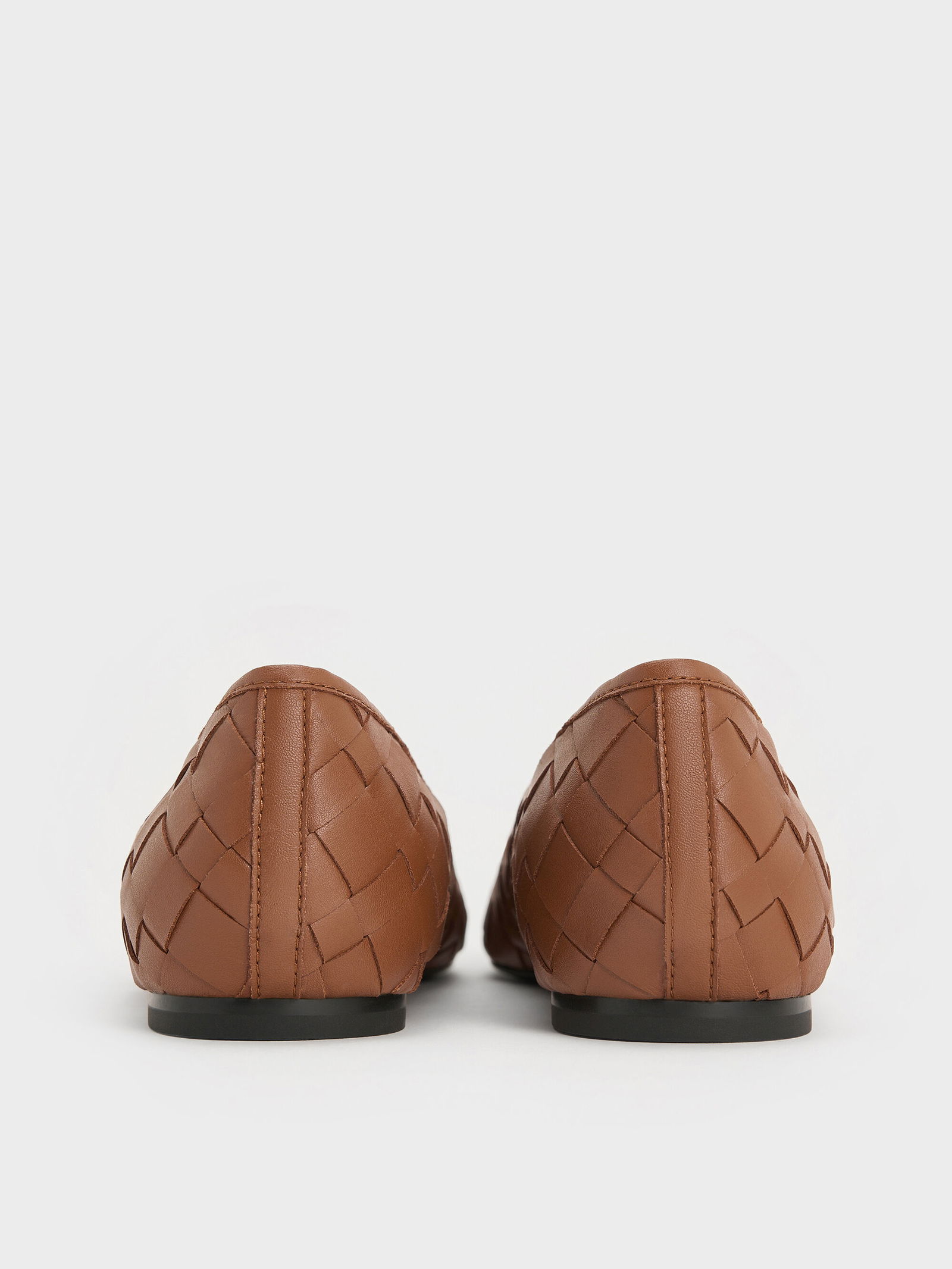 CHARLES & KEITH Ivette Woven Bow Ballet Flats | endource