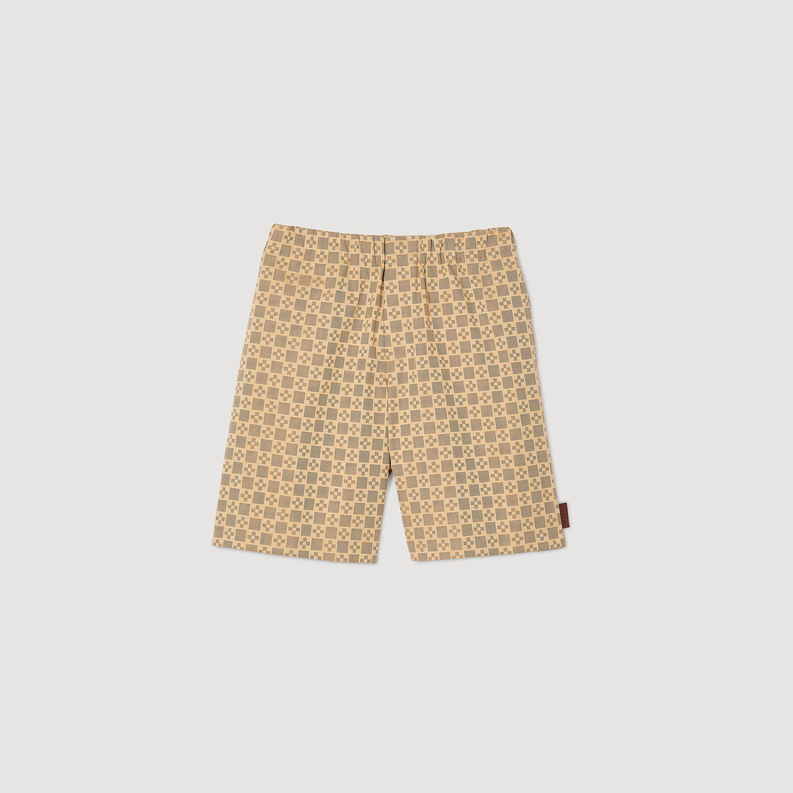 SANDRO Square Cross Jacquard Shorts | endource