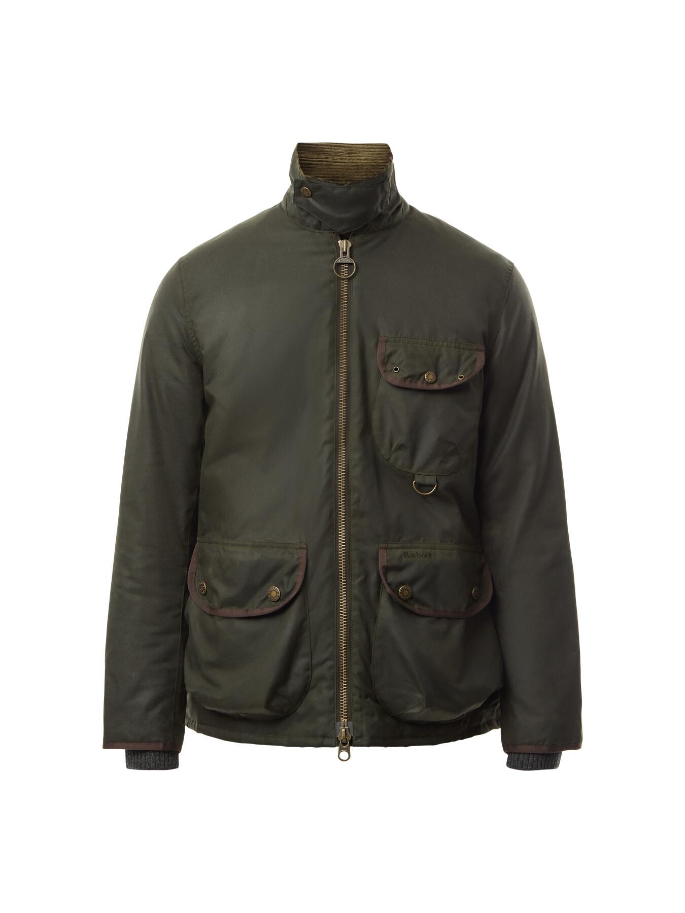 BARBOUR Angler Waxed Jacket in Fern | endource