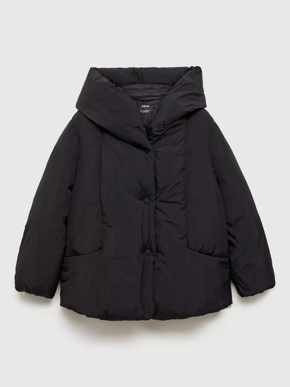 MANGO Live Padded Jacket in Black | endource