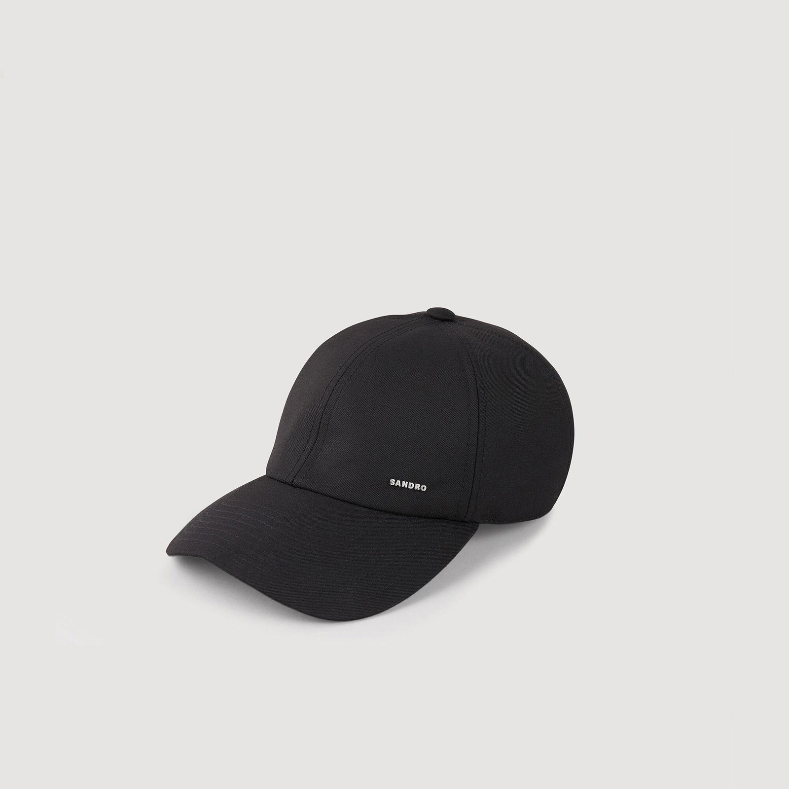 SANDRO Technical Fabric Cap in Black | Endource