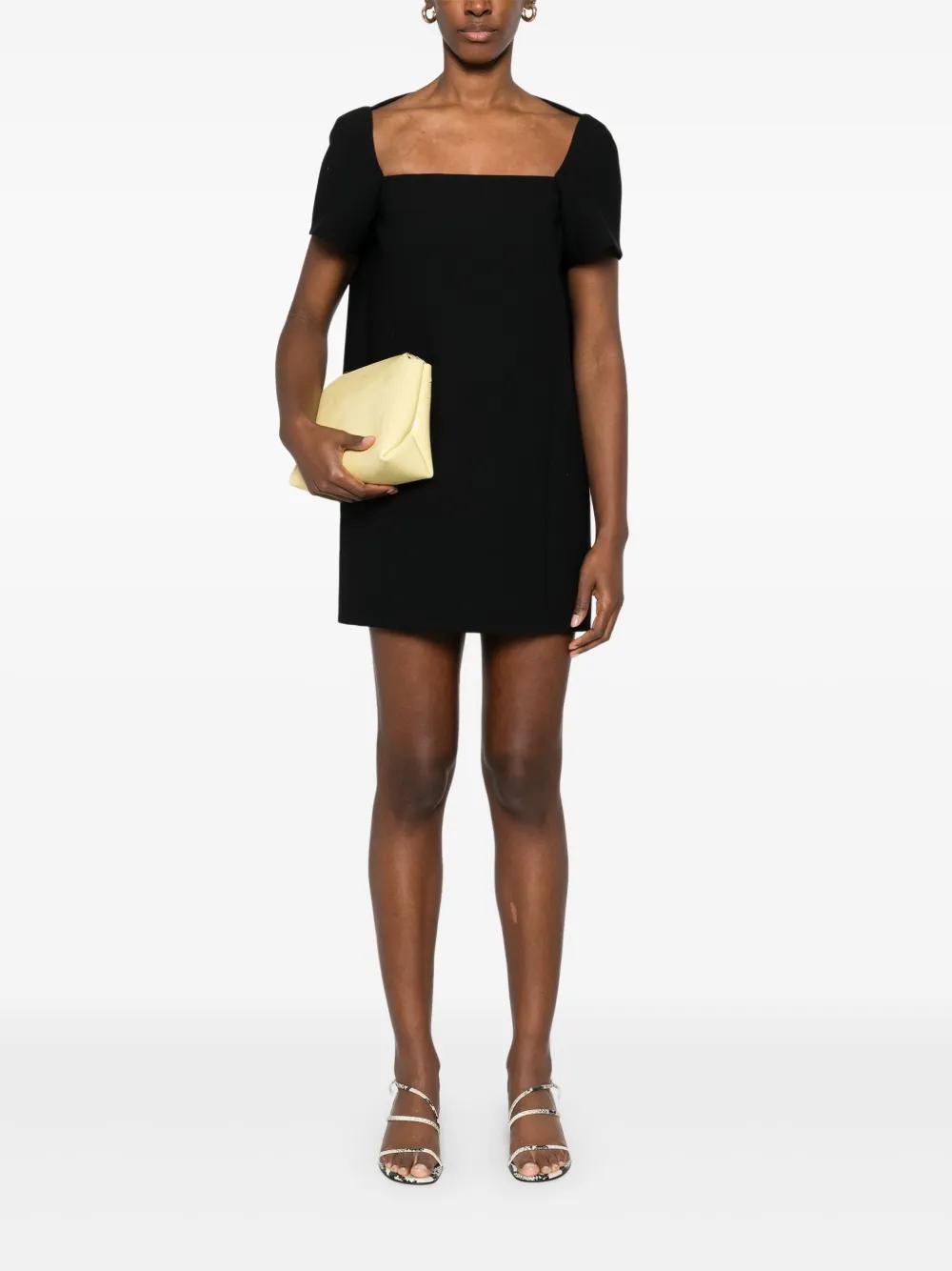 KHAITE Benji Mini Dress - Black | endource