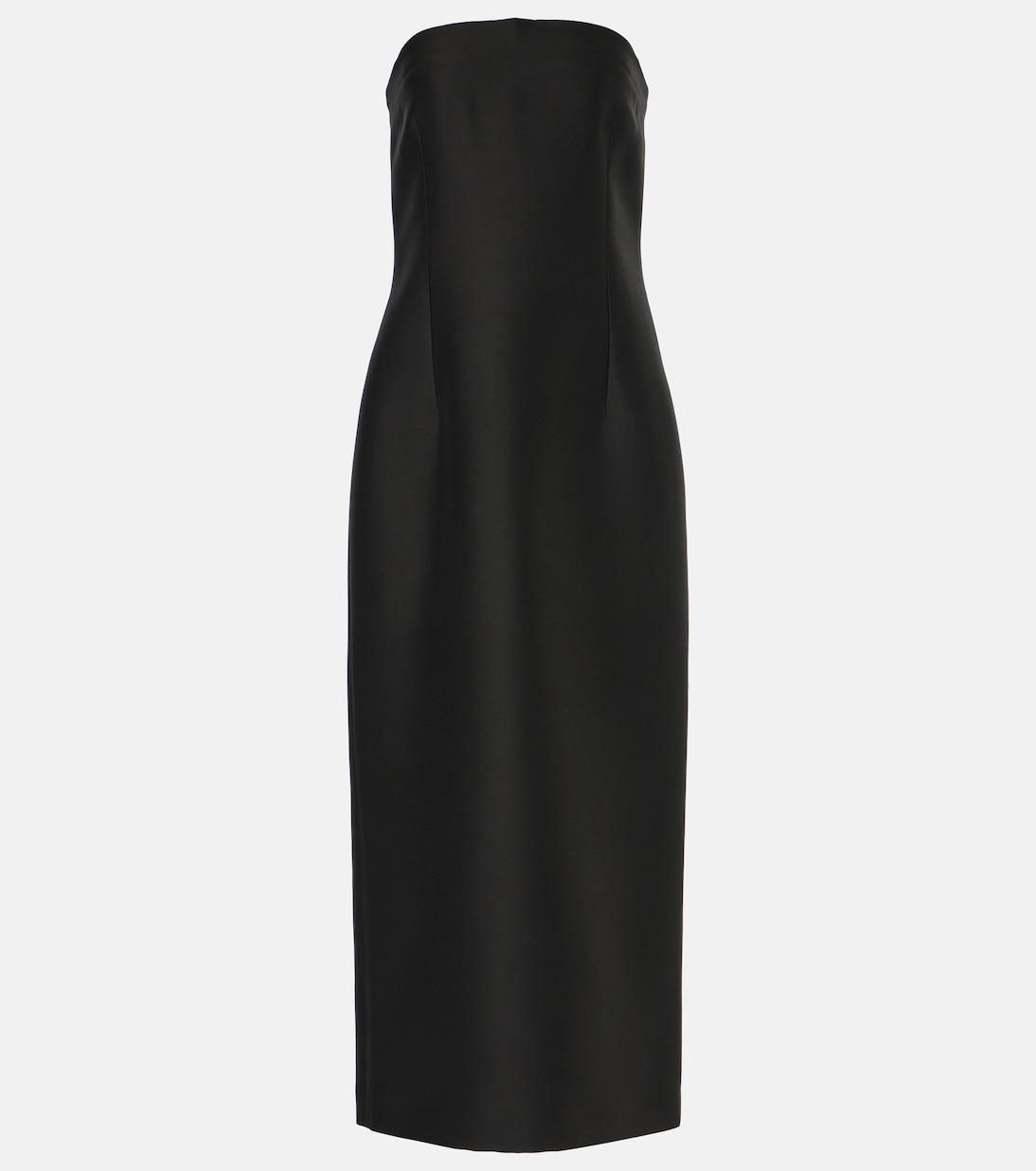 THE ROW Ward Wool And Silk Maxi Dress | endource
