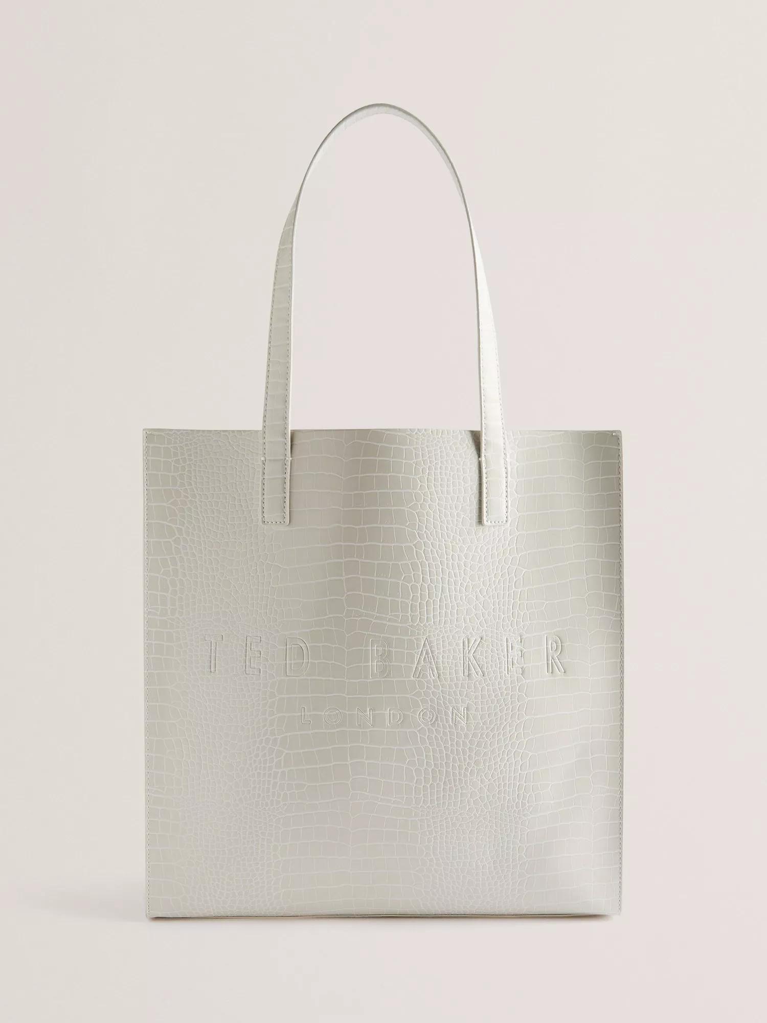 TED BAKER Croc Effect Large Icon Bag in Black | endource