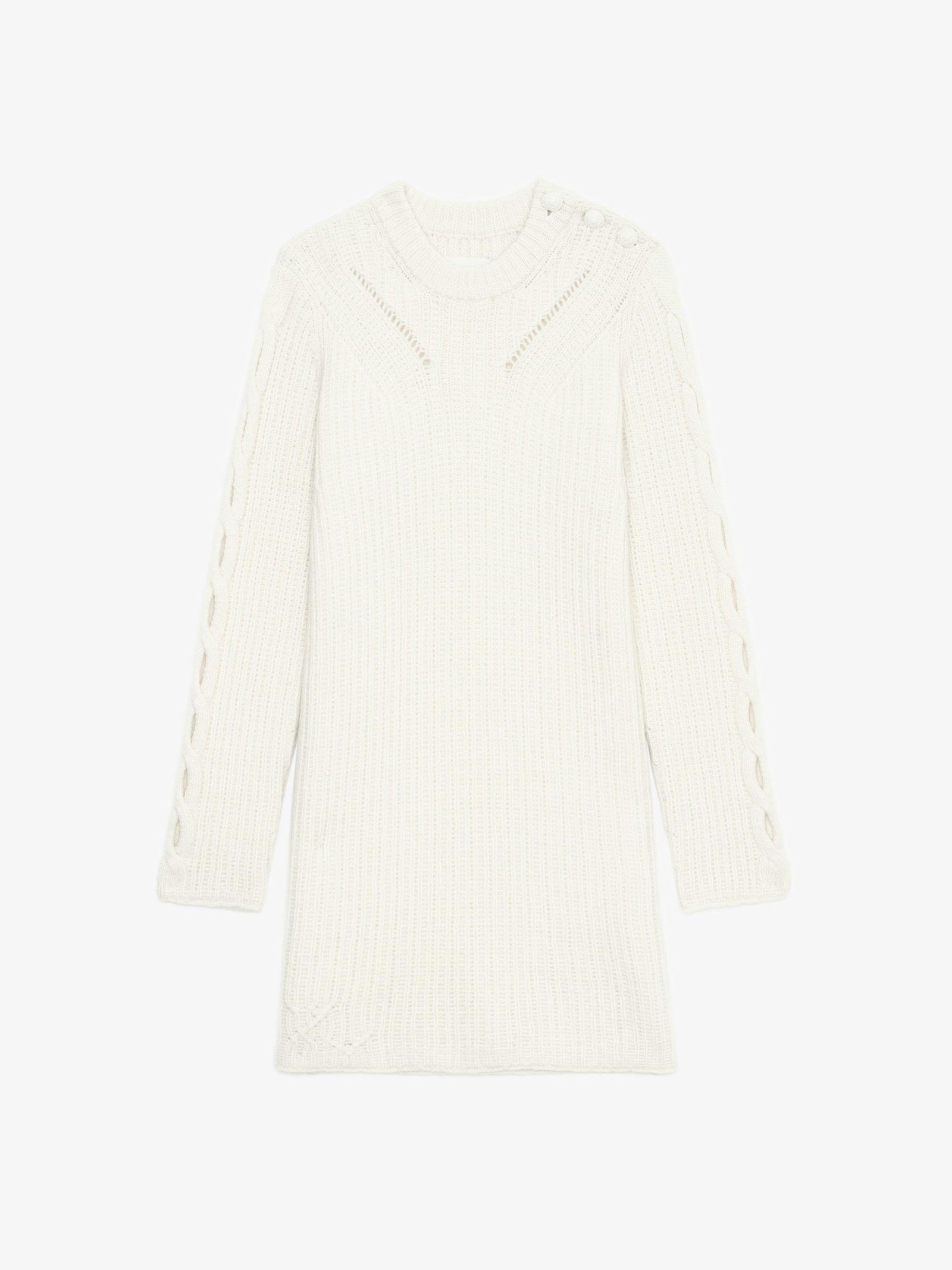 ZADIG & VOLTAIRE Alky Merino Wool Dress in Flake | endource