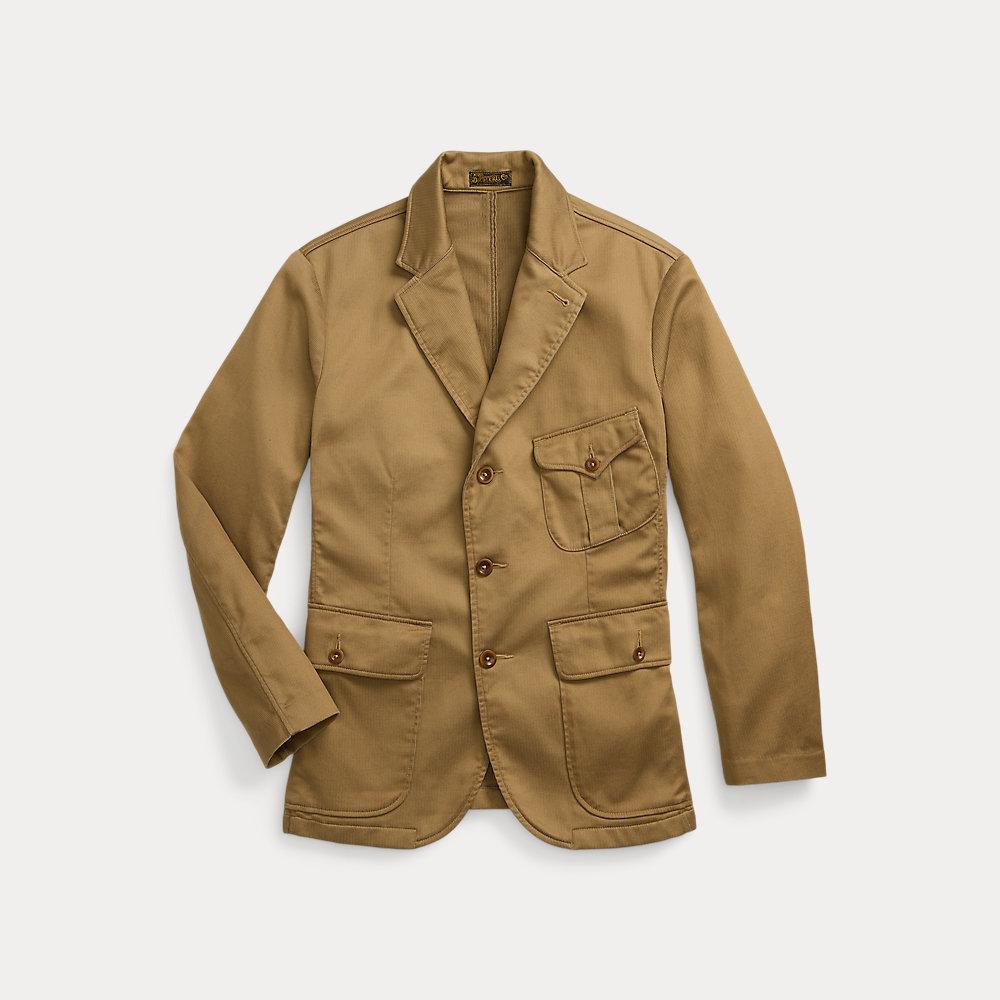 RALPH LAUREN RRL Unconstructed Bedford Cord Sport Coat in Brown | endource