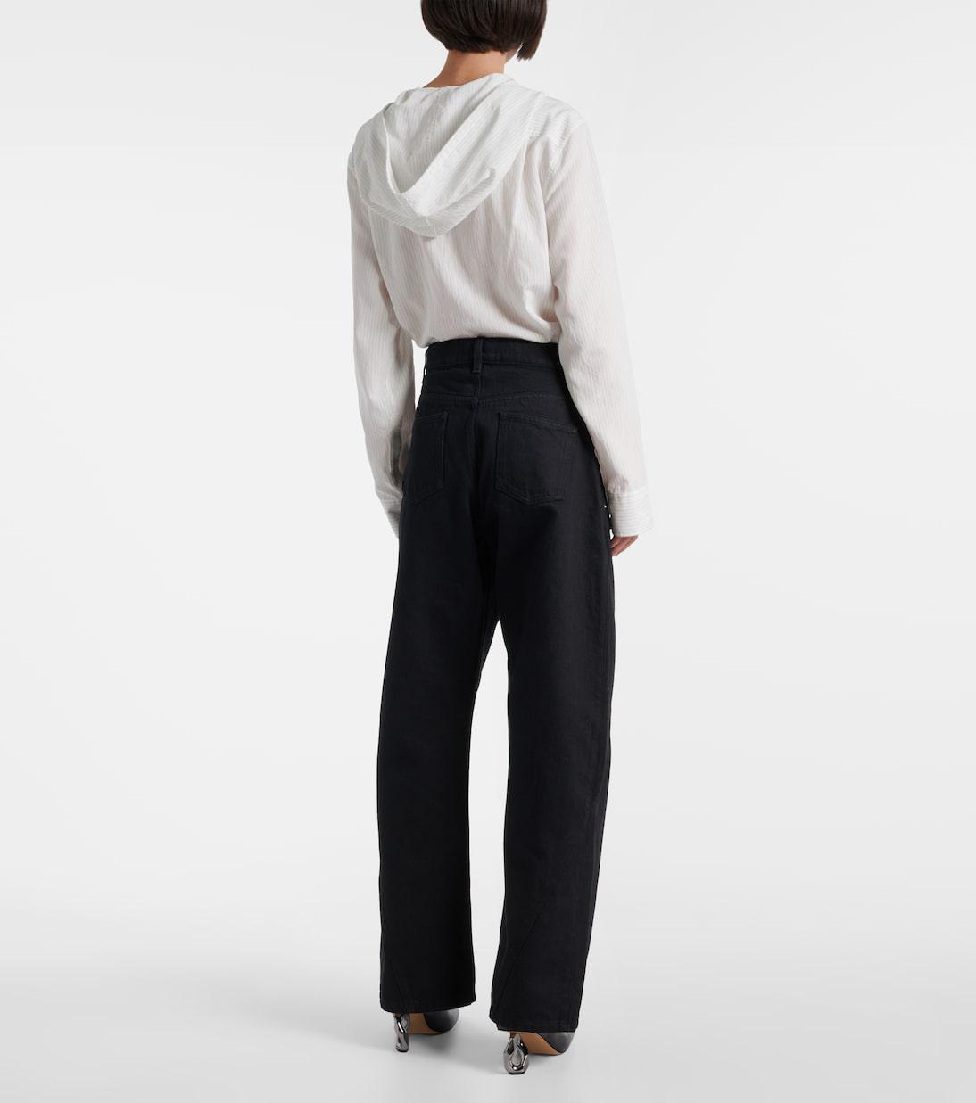JW ANDERSON High-rise Barrel-leg Jeans | endource