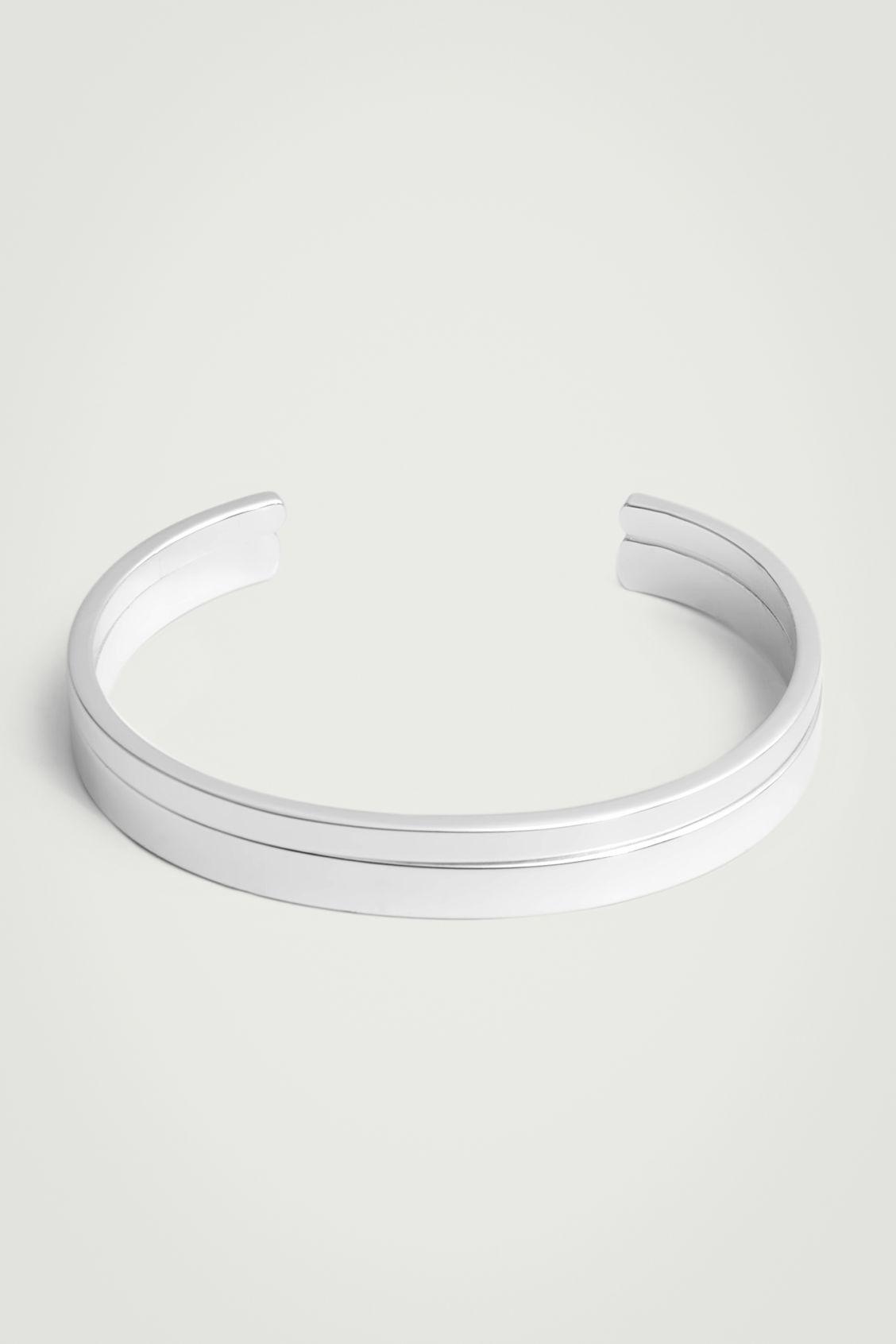 COS 2-Pack Mismatched Cuffs in SILVER | endource
