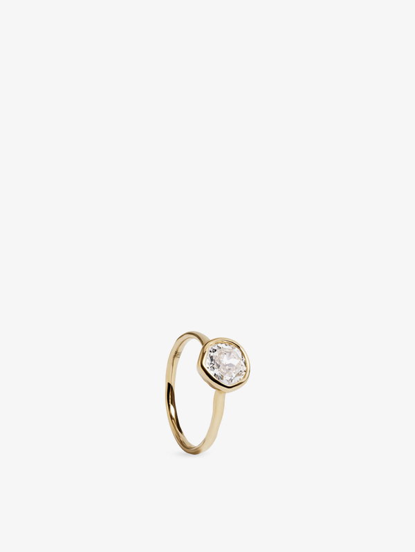 MONICA VINADER MV Siren™ Solitaire 1ct Lab-Grown Diamond 14ct Ring ...