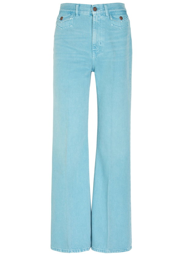 CHLOÉ Embroidered Straight-leg Jeans | endource