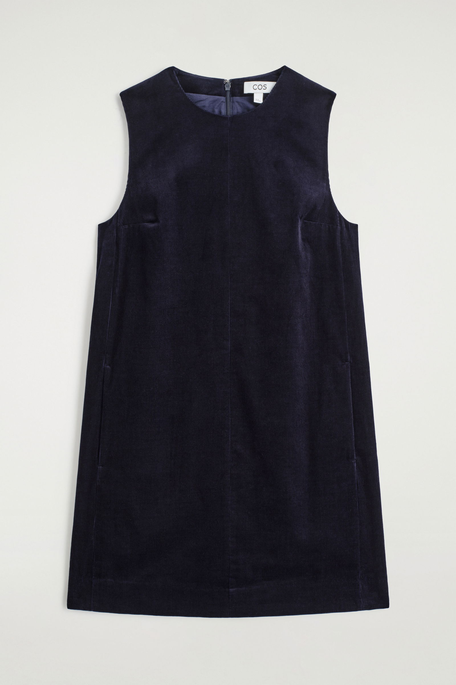 COS Corduroy Mini Shift Dress | endource