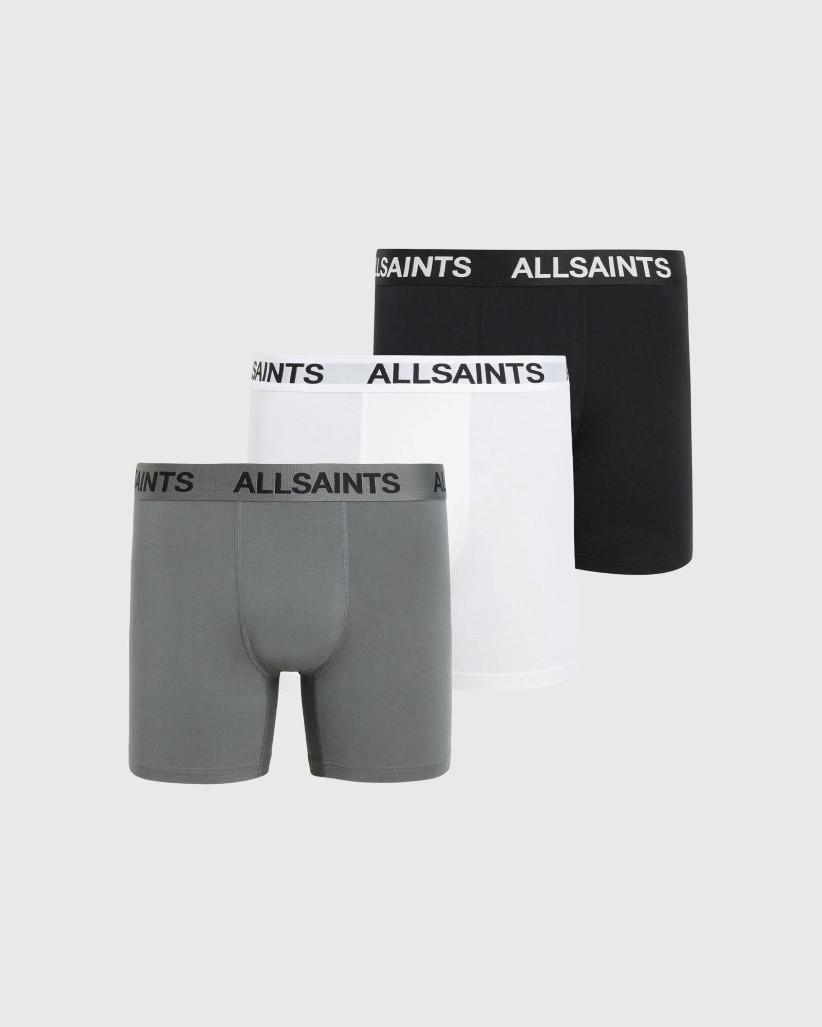 ALLSAINTS Contour Boxer Briefs in BLACK/GREY/WHITE | endource