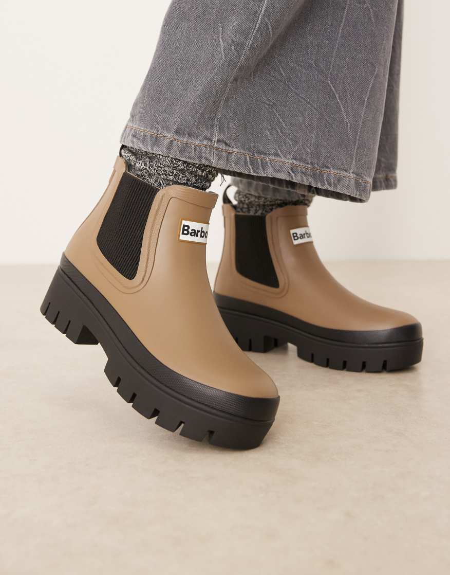 BARBOUR Halton Chelsea Welly Boots | endource
